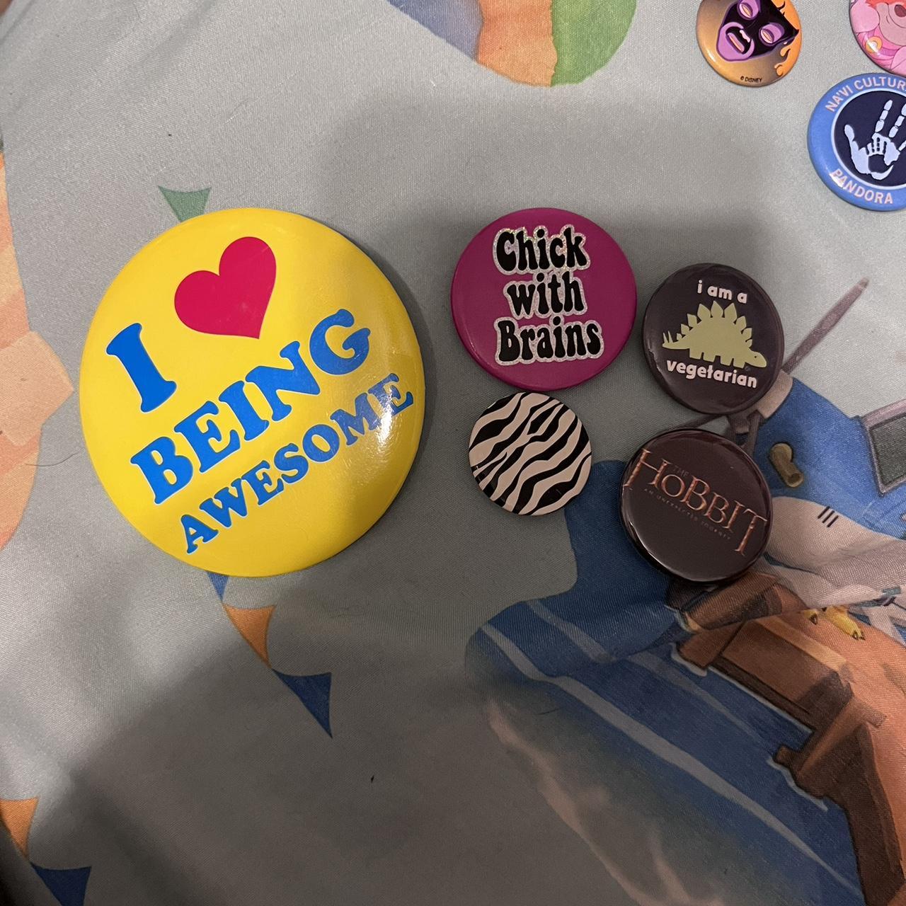 Random button set #buttons #pins - Depop