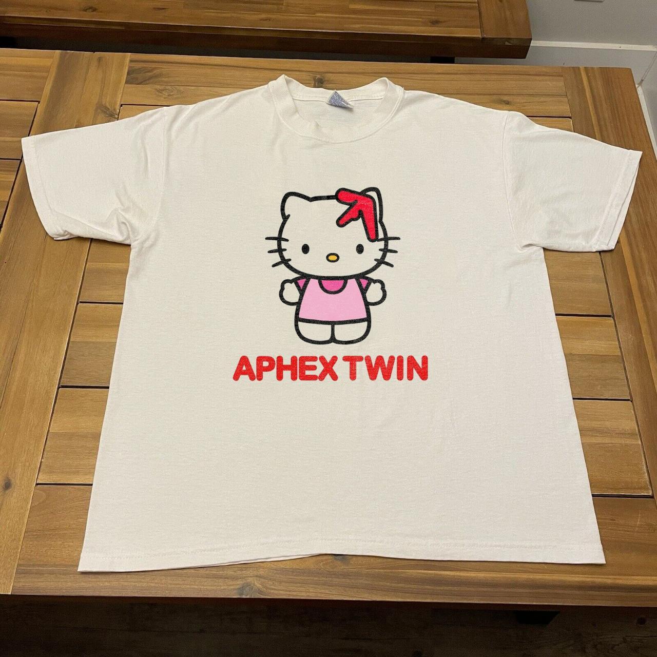 Aphex Twin x Hello Kitty T Shirt Tshirt Gildan... | Depop