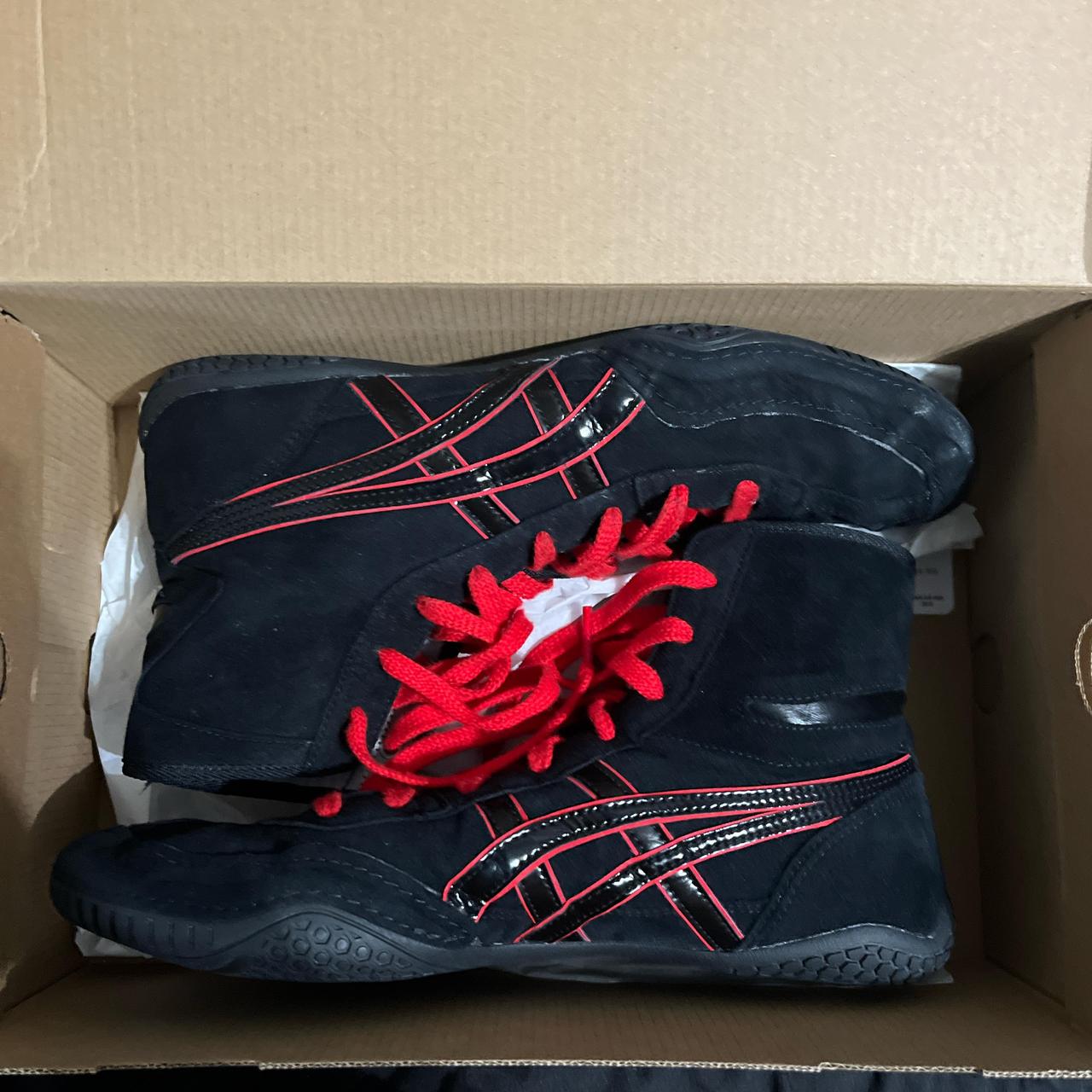 ASICS EXEO new gen wrestling shoes. Crimson color... - Depop