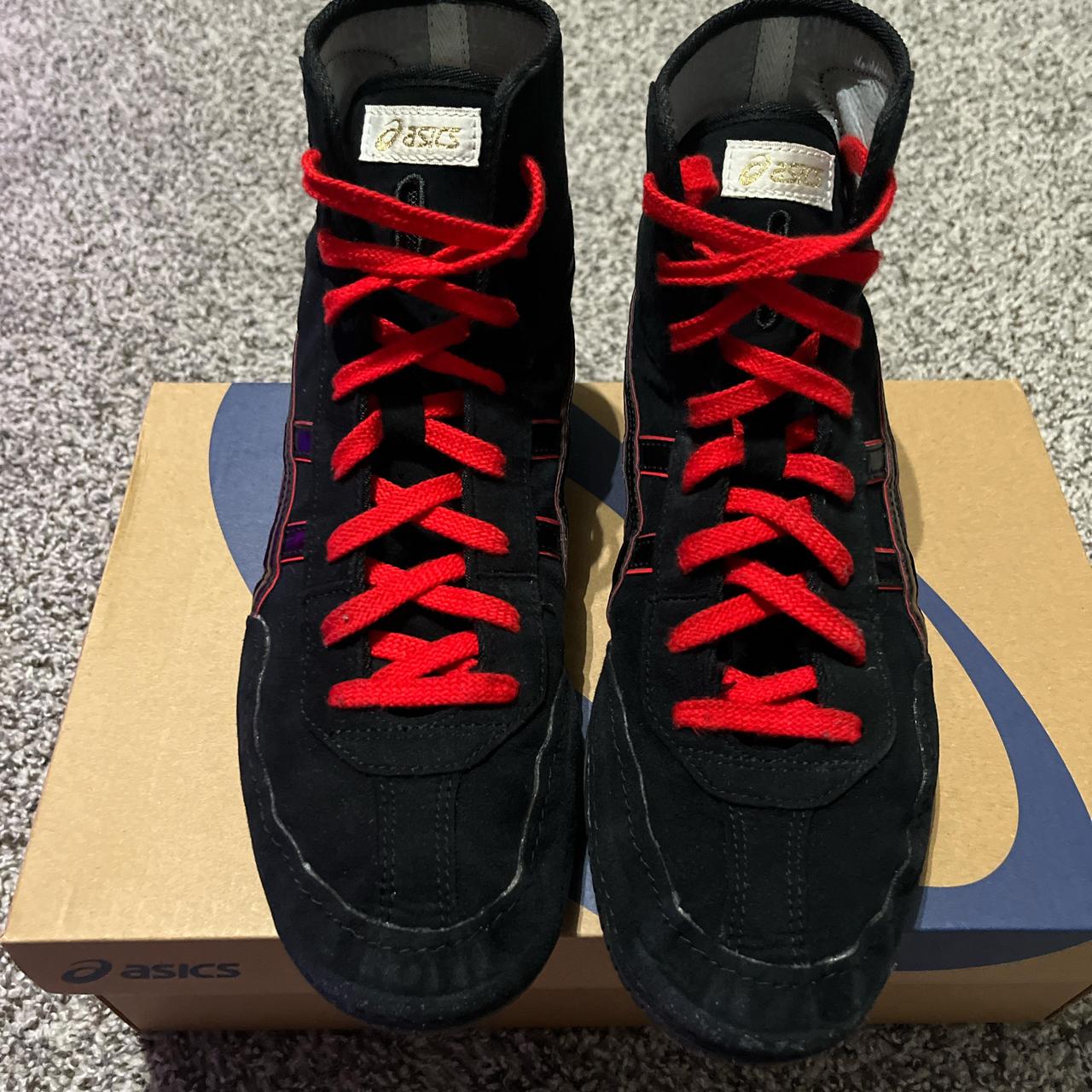 ASICS EXEO new gen wrestling shoes. Crimson color... - Depop