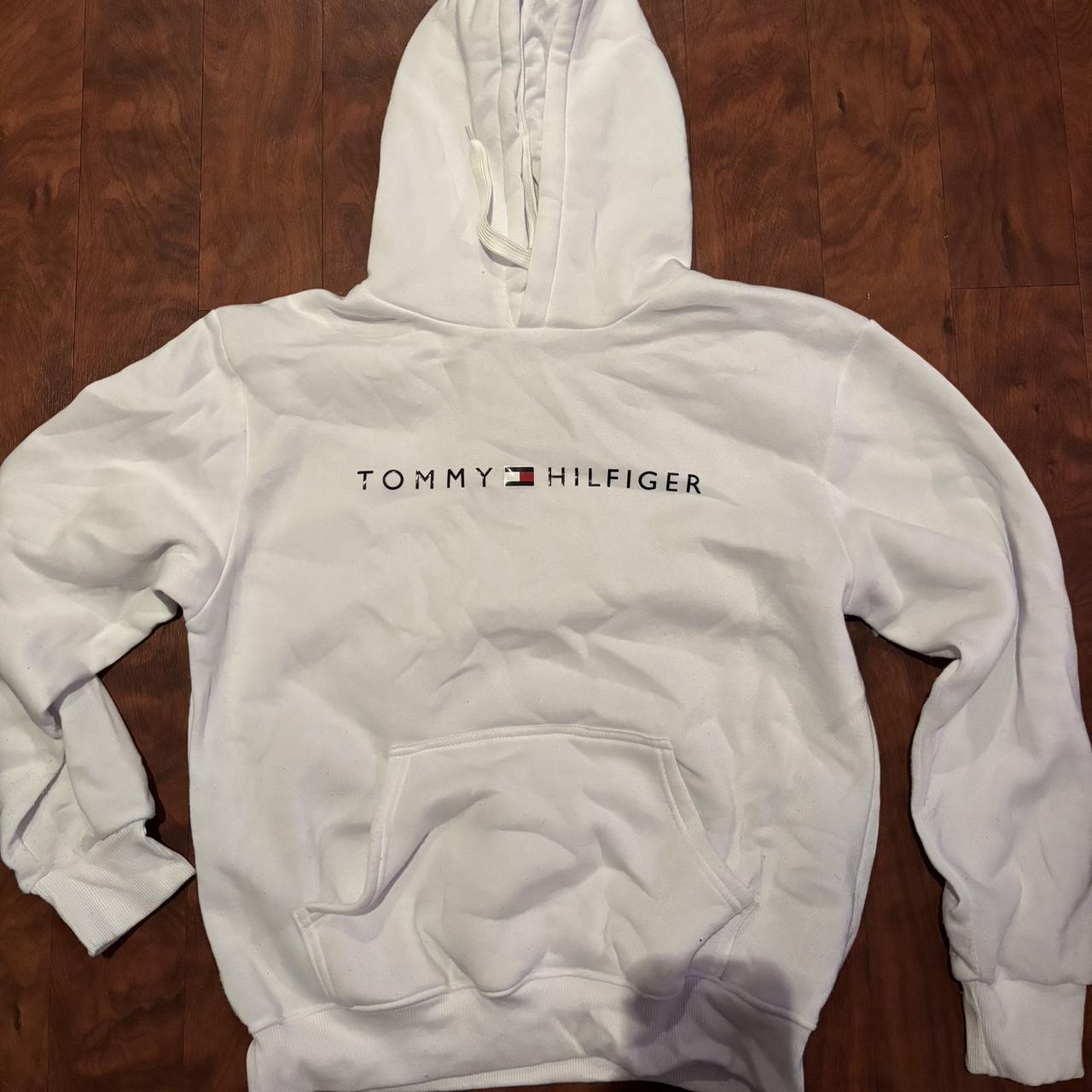 Medium Tommy Hilfiger hoodie - Depop
