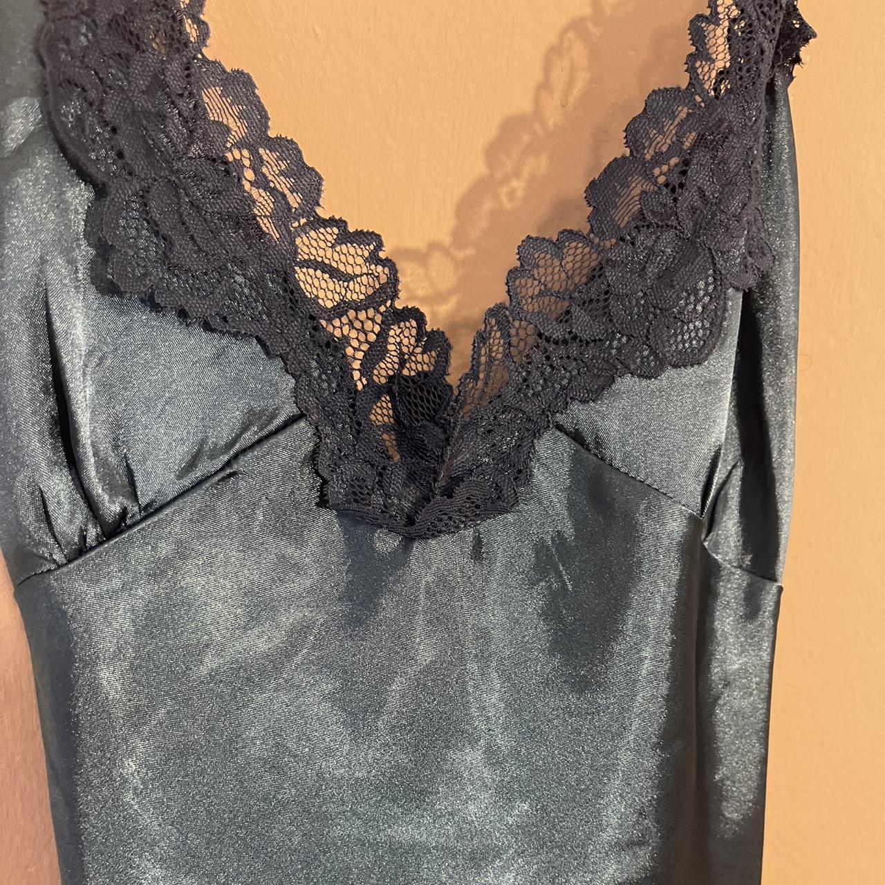 Blue lace night gown 💤💄💋 - never worn | Depop
