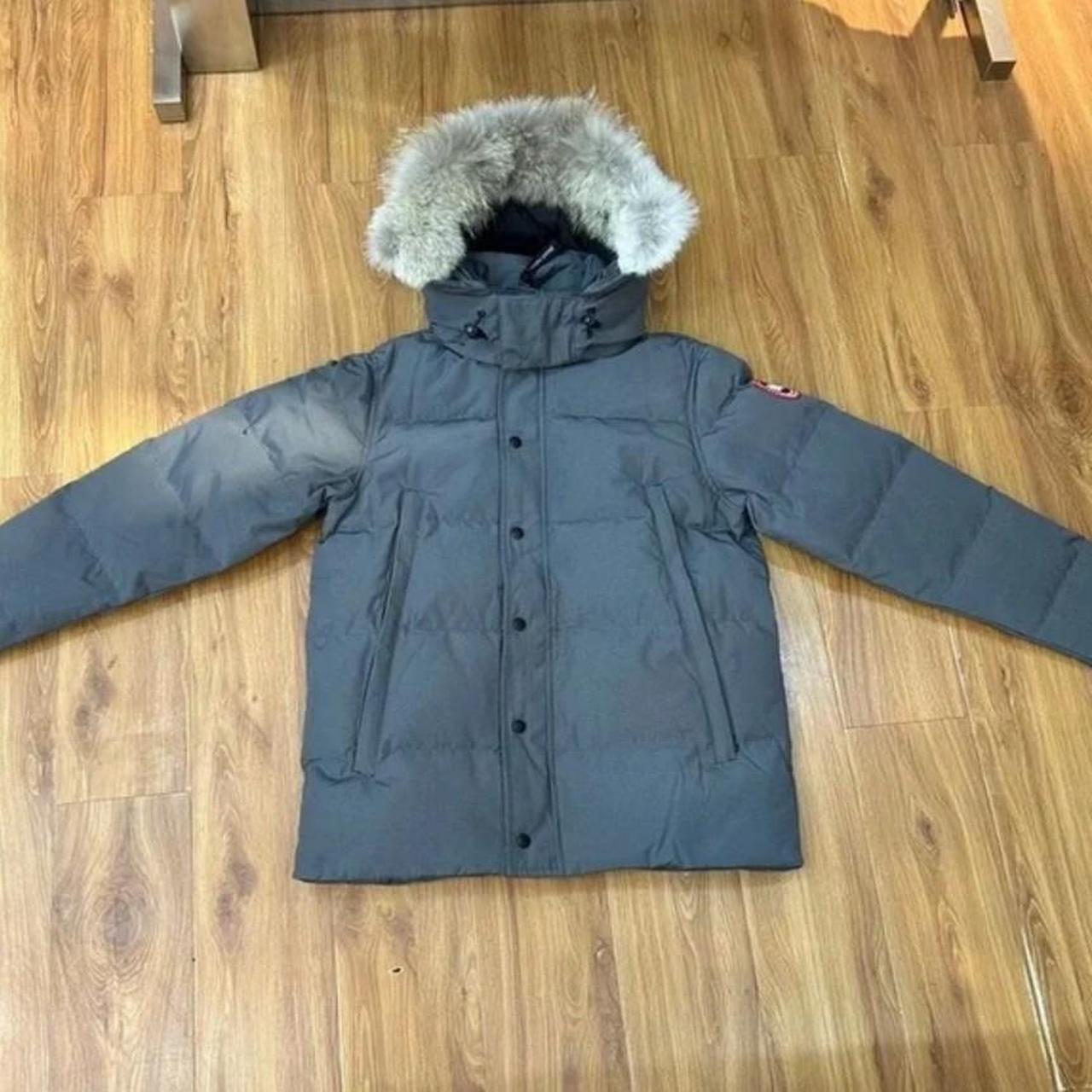 Canada Goose Wyndham Parka grey "A very chunky yet... - Depop