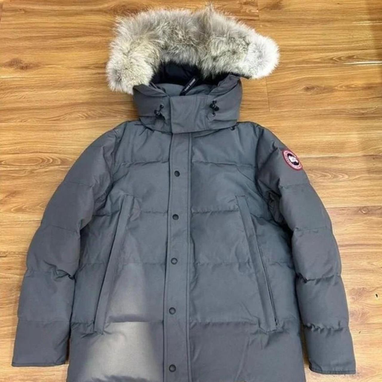 Canada Goose Wyndham Parka grey "A very chunky yet... - Depop