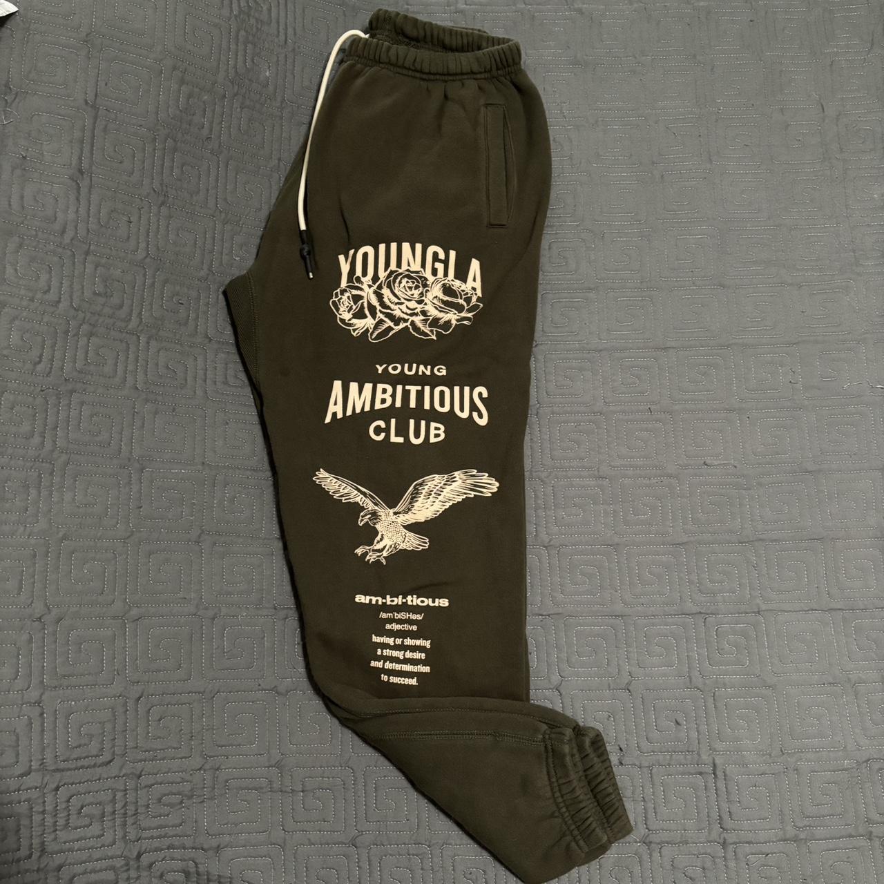 YoungLa young ambitious club sweatpants/joggers -... - Depop