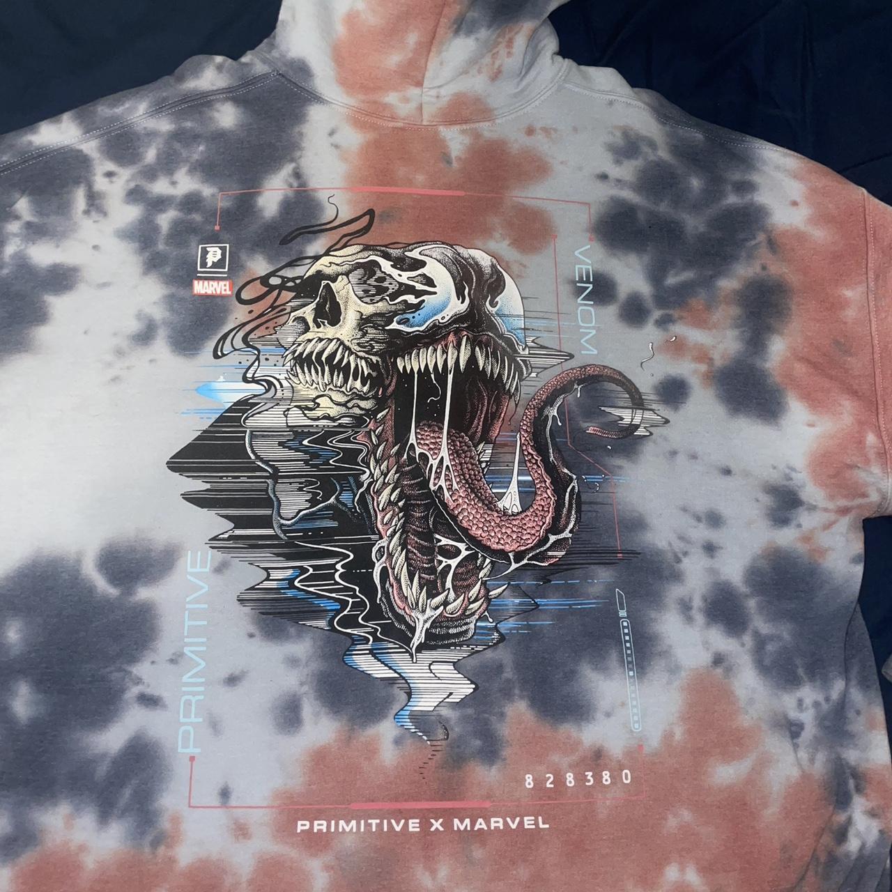 Primitive x Marvel Venom tie dye hoodie #tiedye | Depop