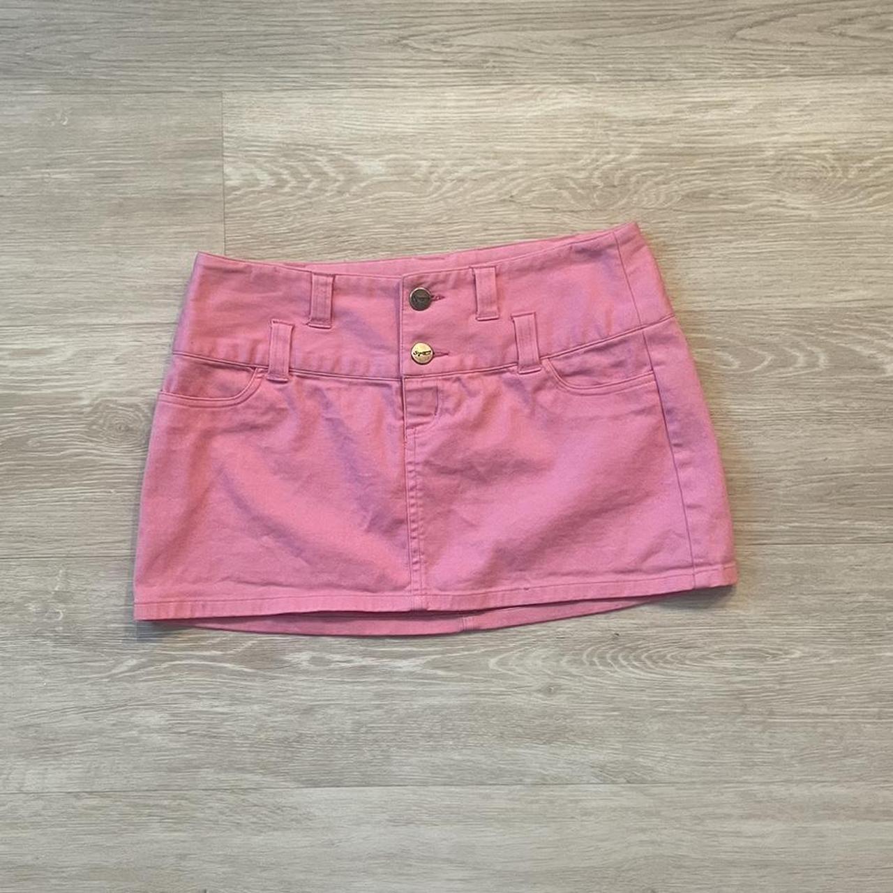 Spacegirl Pink Micro Mini Skirt 💘🪐 - size 3 (fits... - Depop