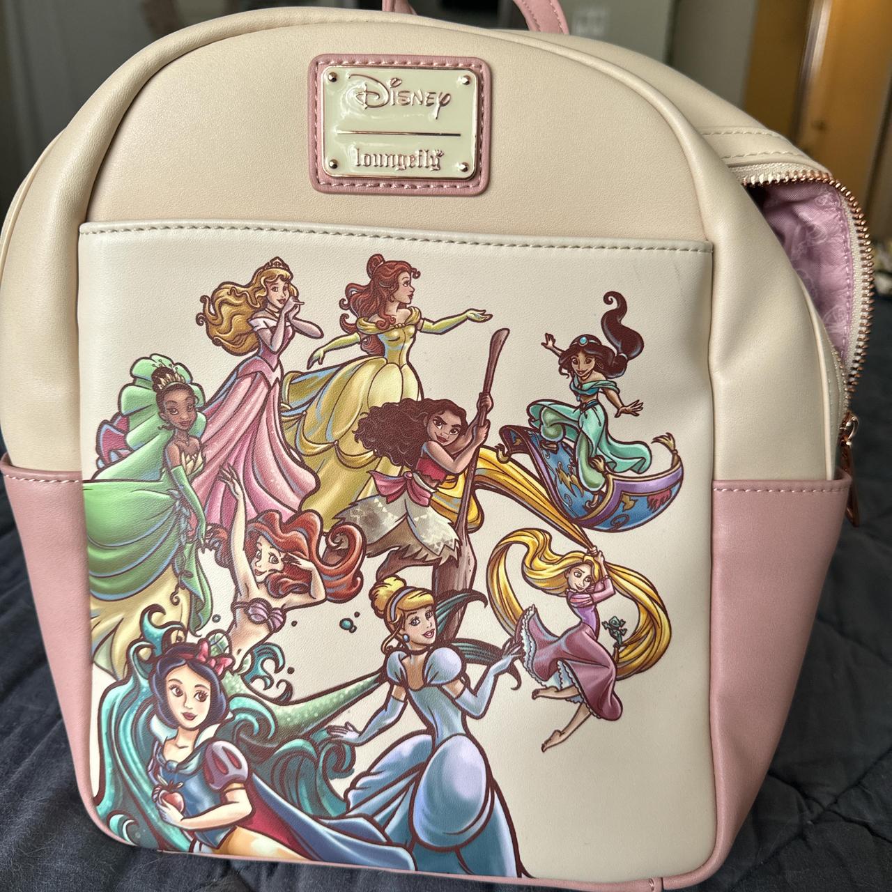 Disney Princess Loungefly Backpack Only used once,... - Depop