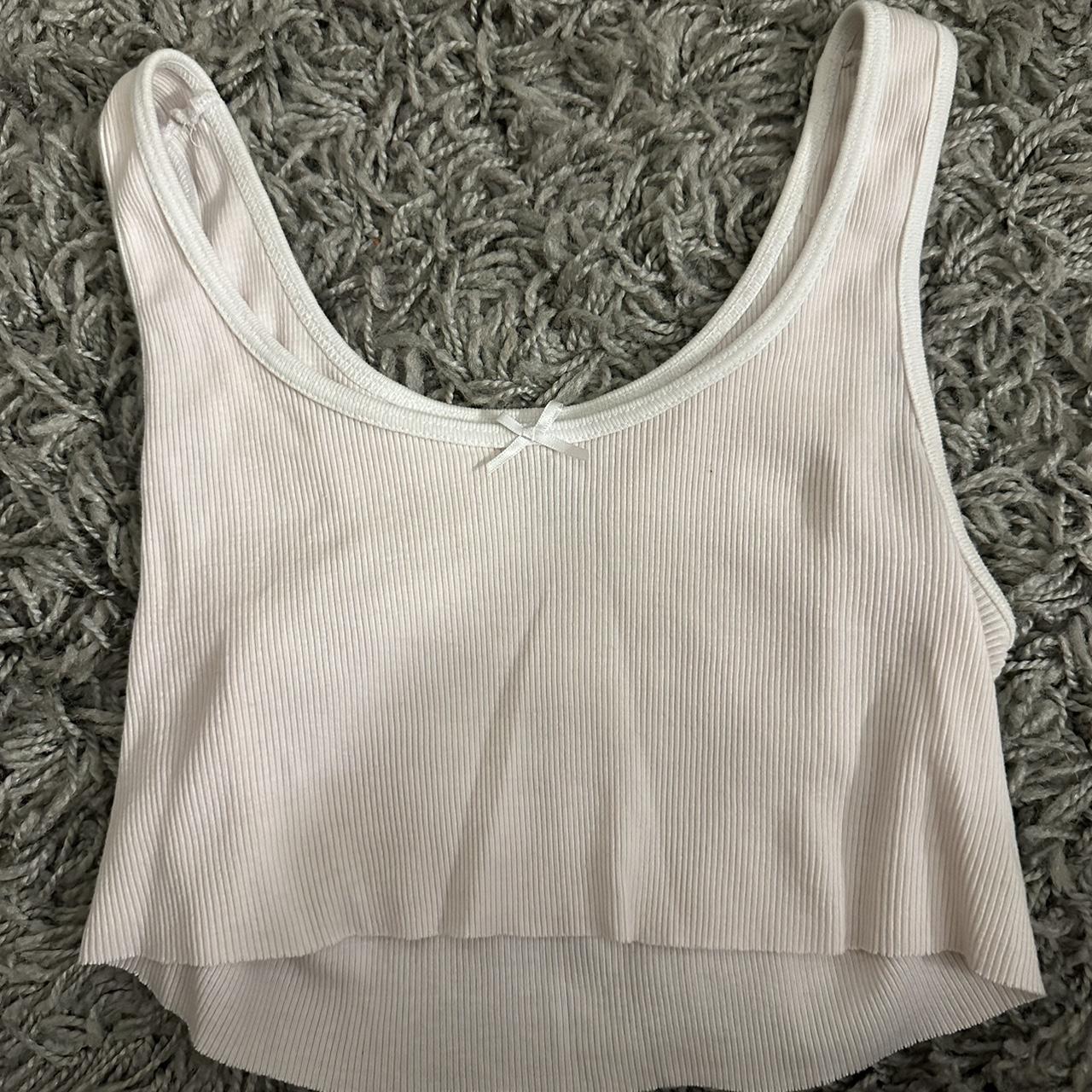 light pink tank brandy - Depop