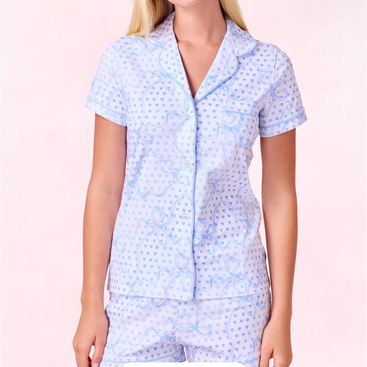 NWT blue LSF roller rabbit pjs xl Blue pair only.... | Depop