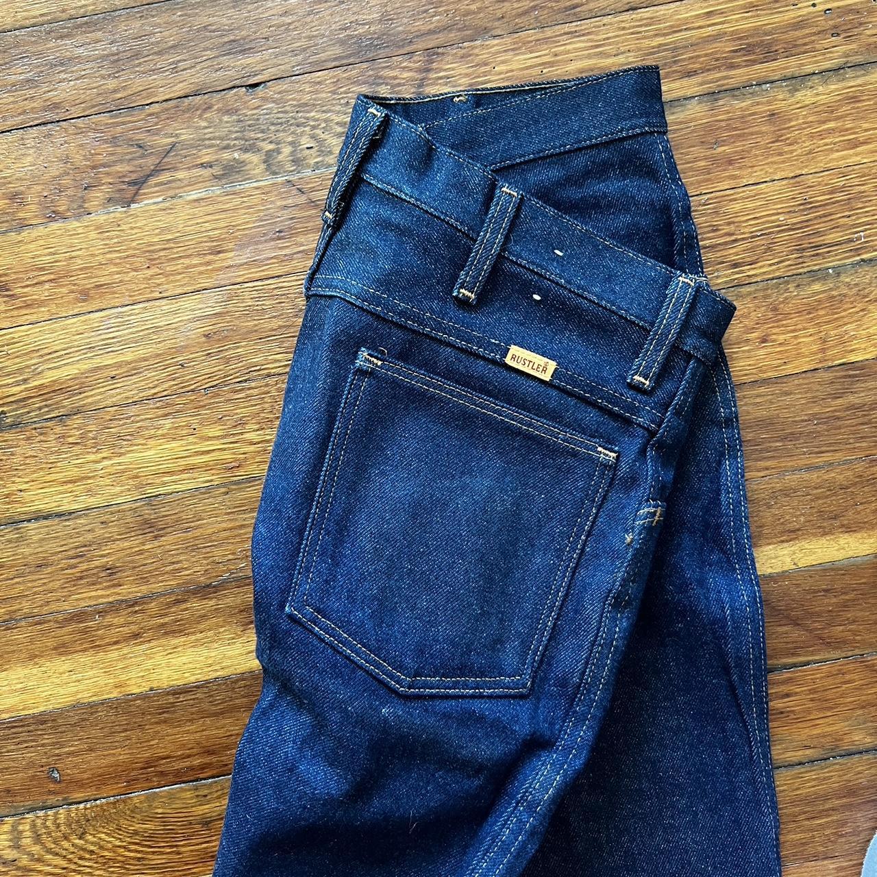 Vintage 70s Rustler Western Boot Cut Cowboy Style... - Depop