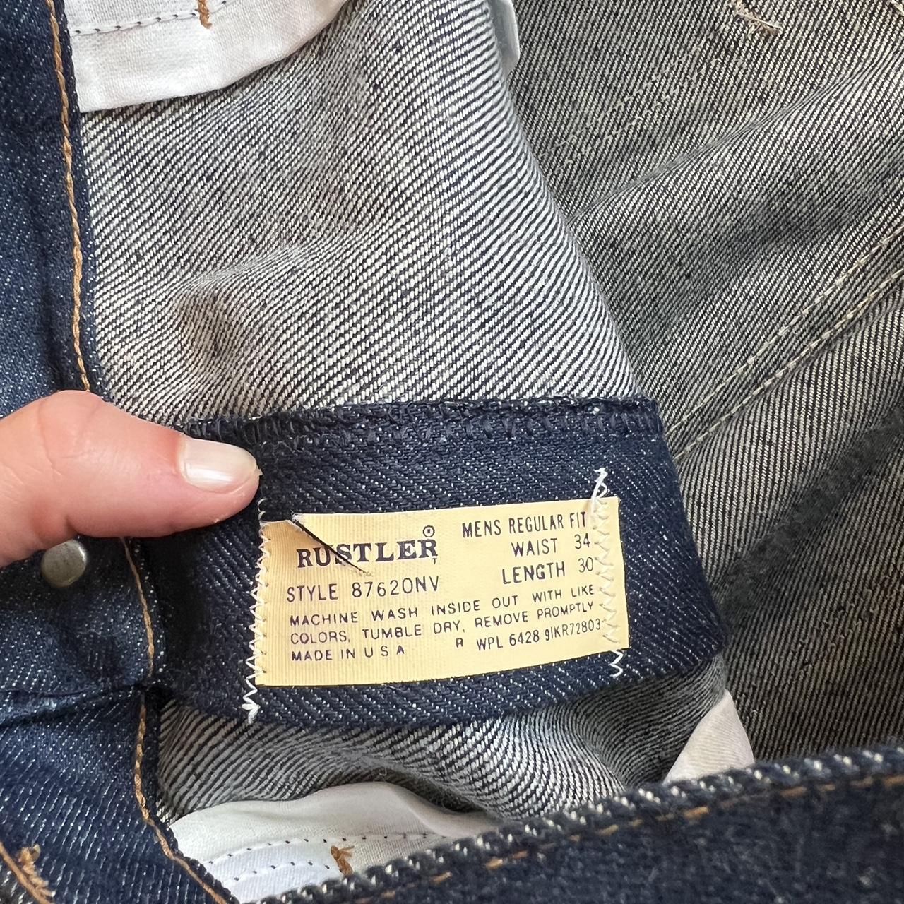 Vintage 70s Rustler Western Boot Cut Cowboy Style... - Depop