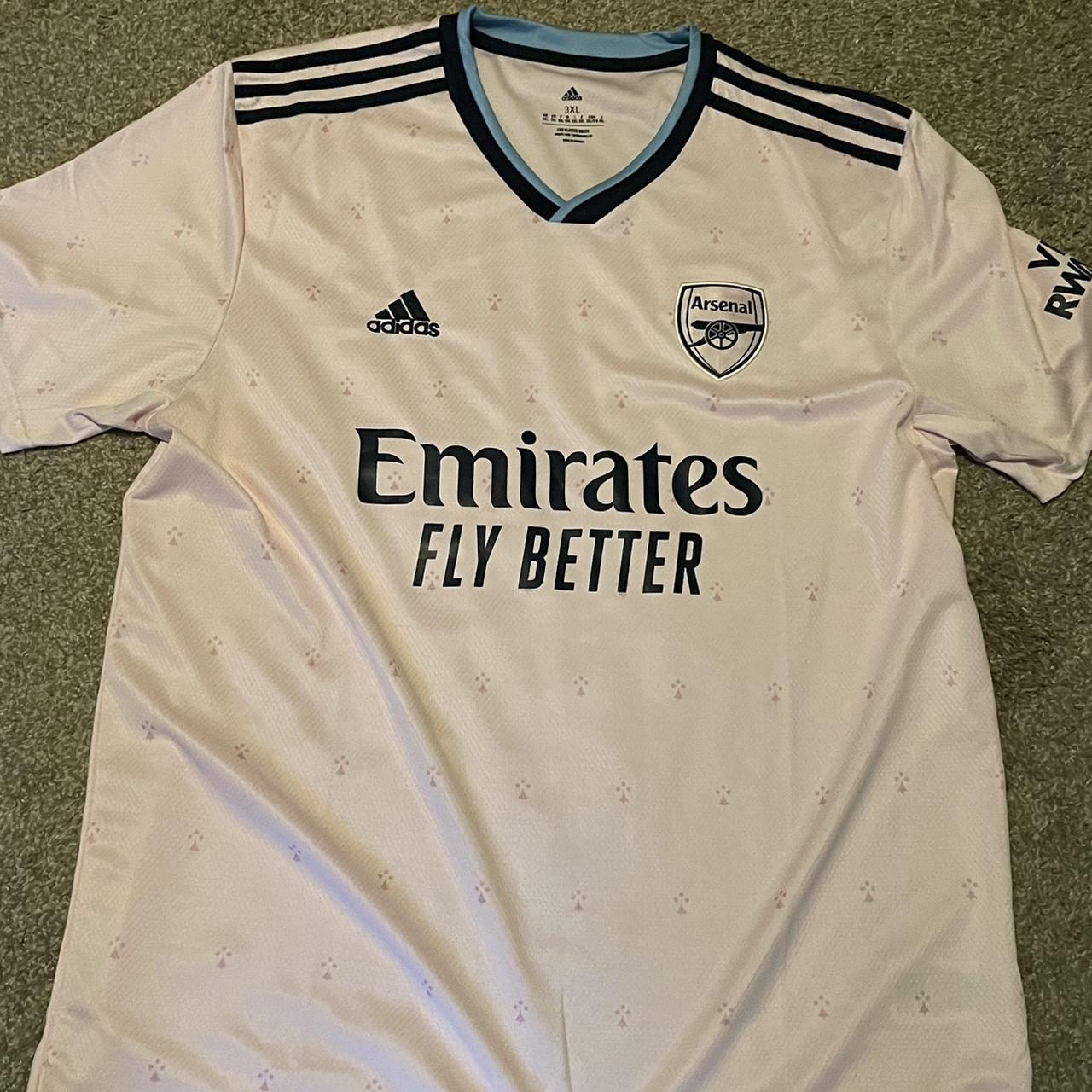 Arsenal third kit *Remake* label 3xl but fits XL... - Depop