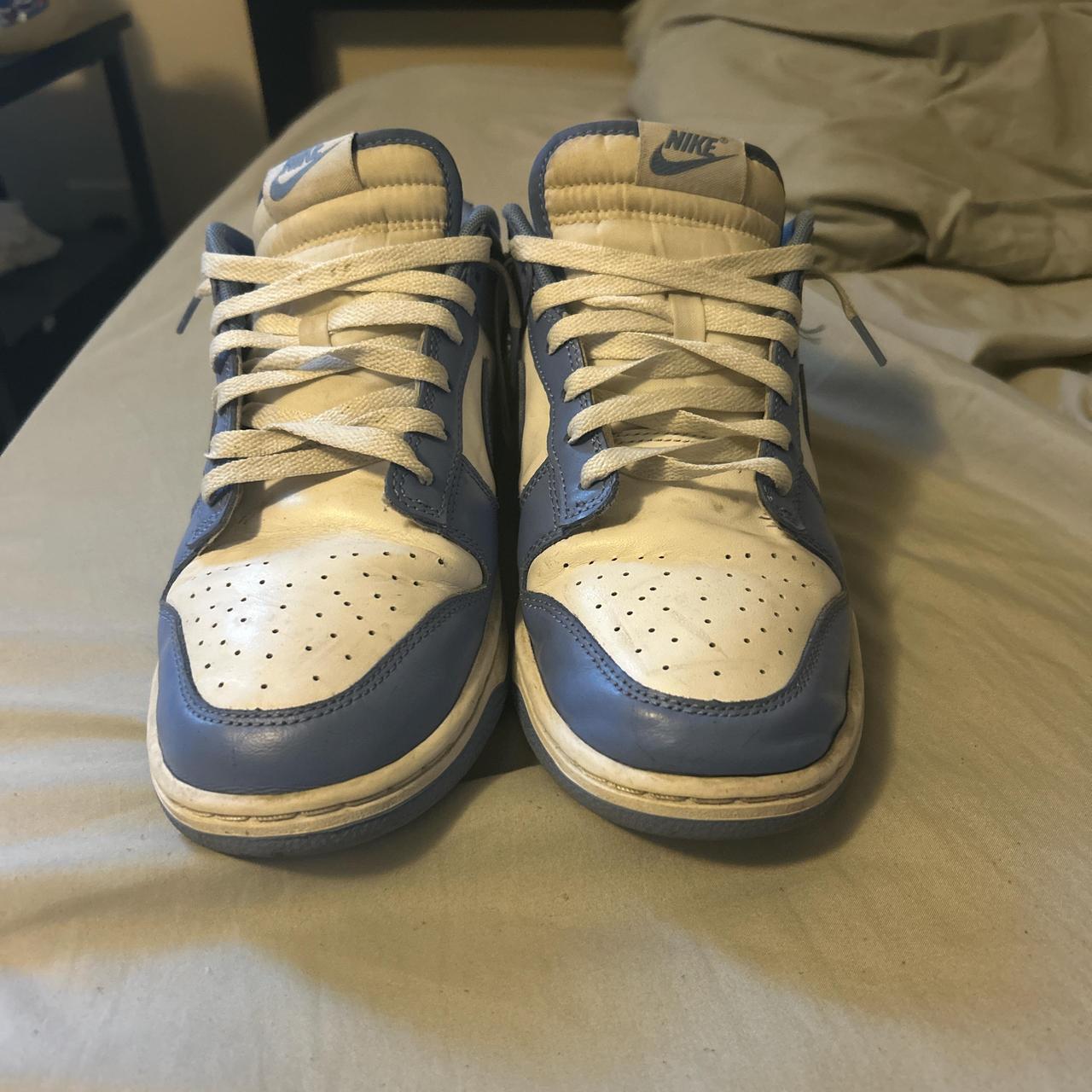 University blue dunks Worn a couple of times - Depop