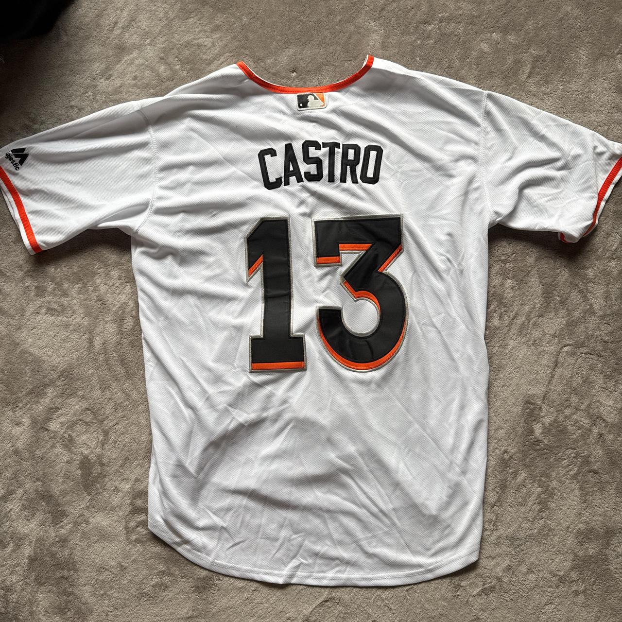 Marlins Starlin Castro Jersey Size- medium | Depop