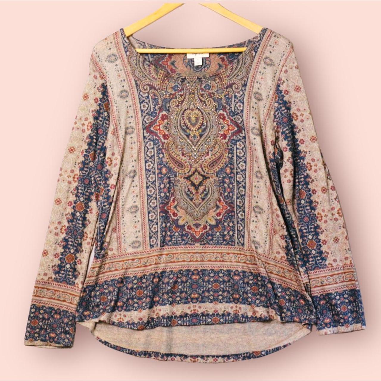 Super cute cottagecore top • size Large •... - Depop