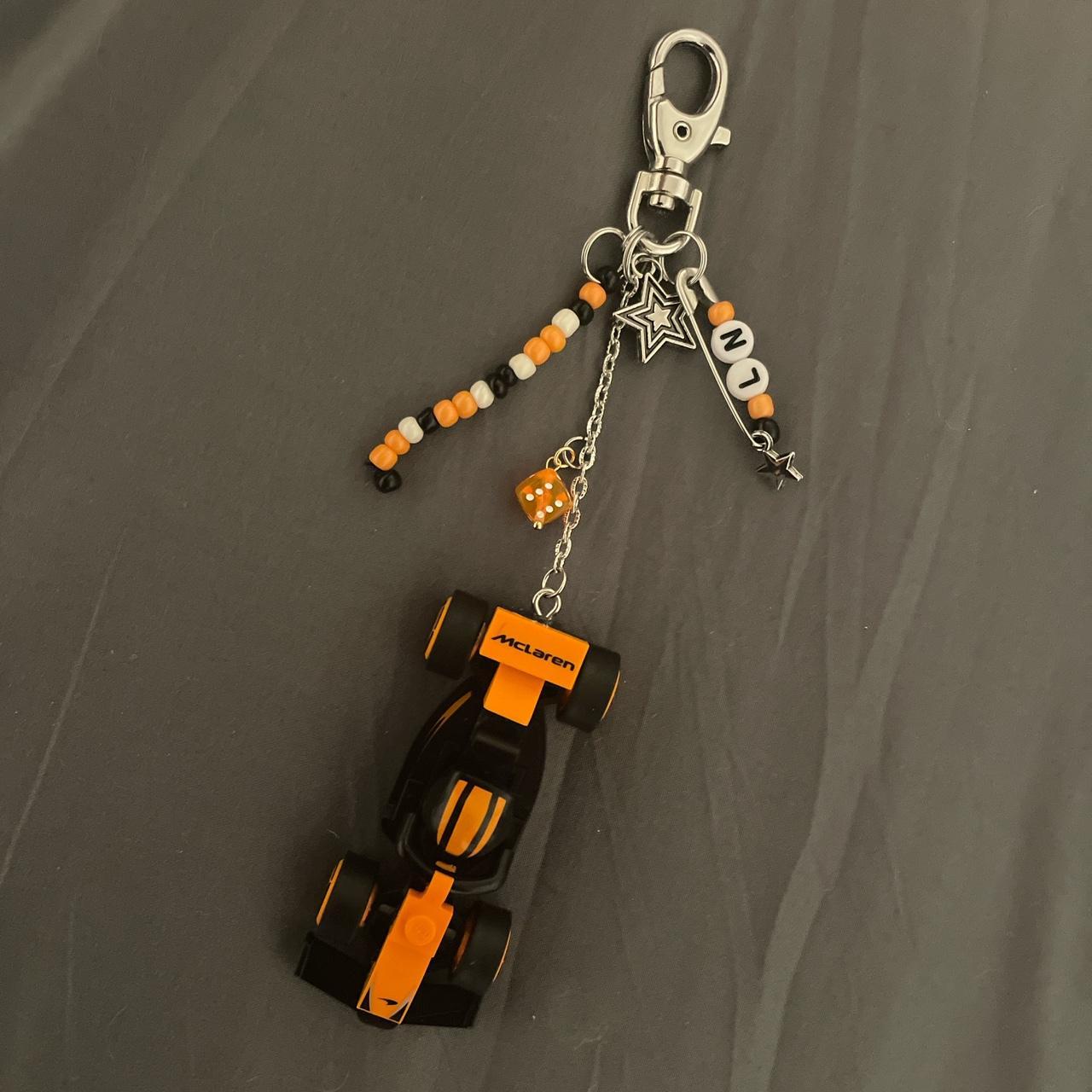 lego f1 keychain—mclaren/lando norris handmade by... | Depop