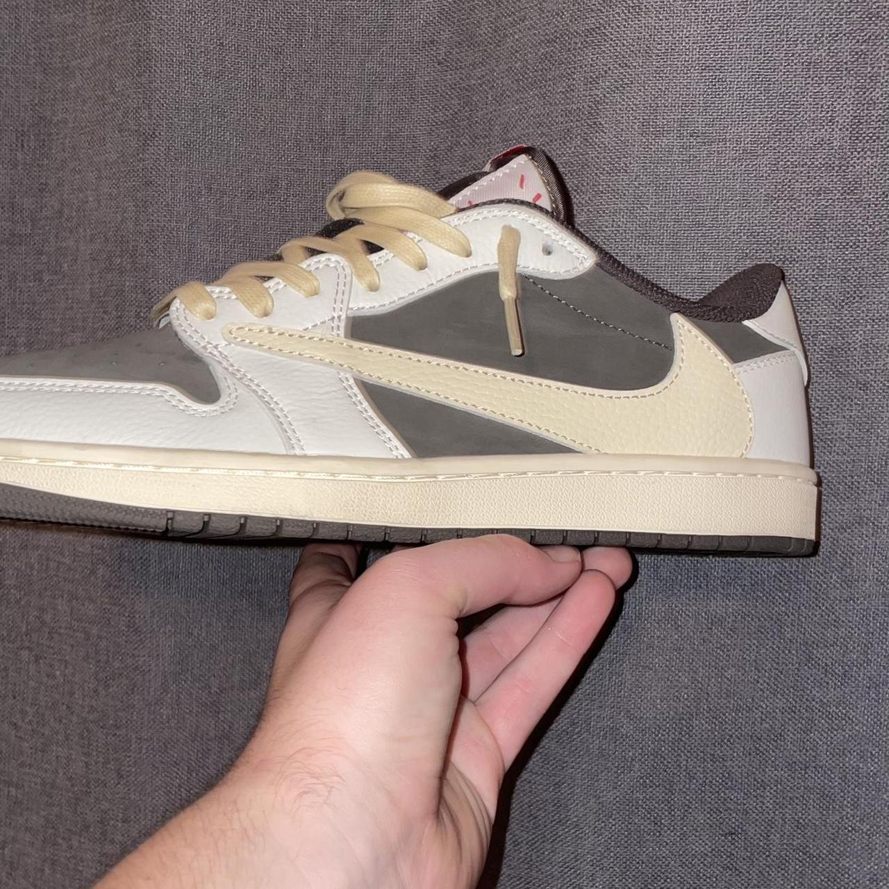 Travis Scott Air Jordan 1 Reverse Mocha Lows Size... - Depop