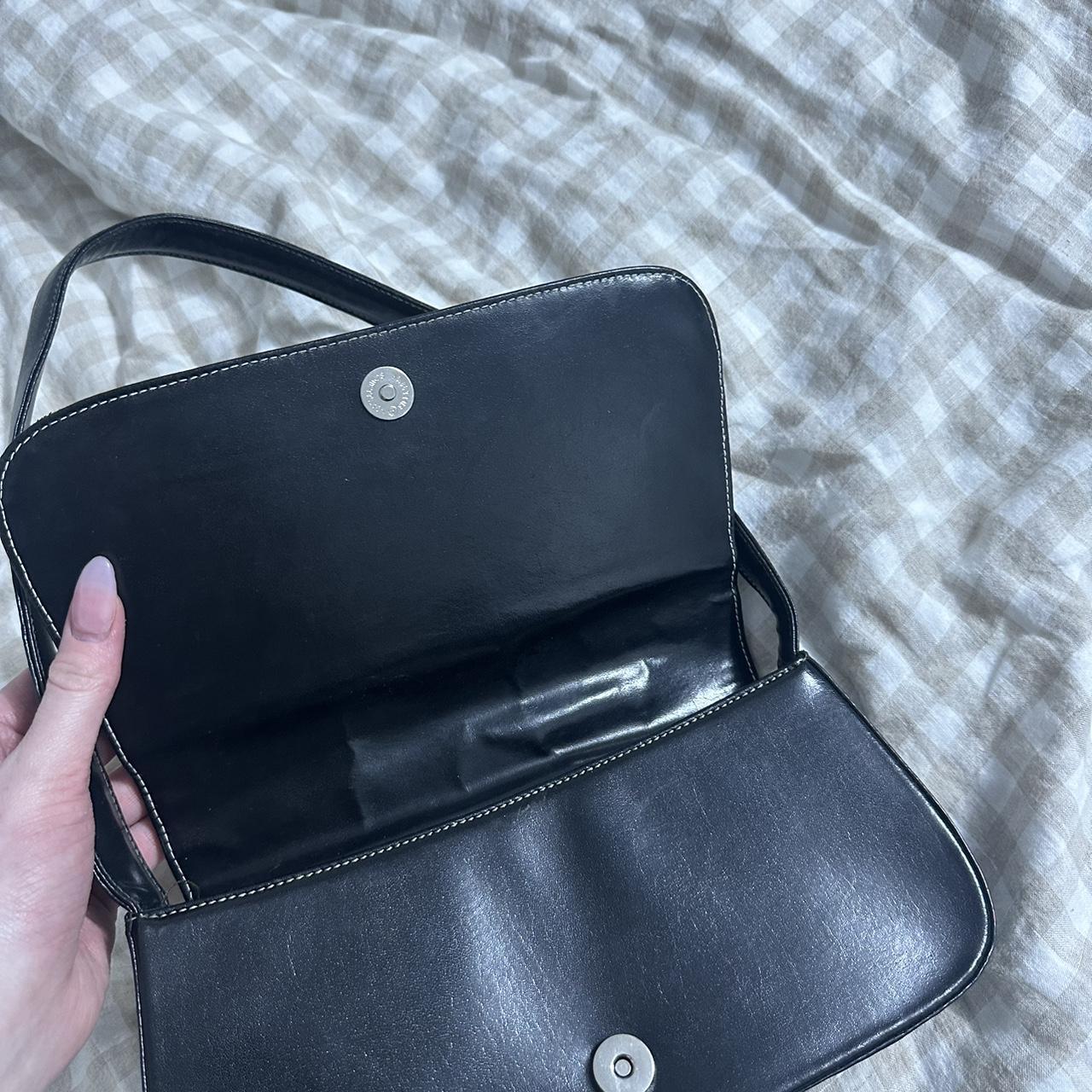 Vintage Beige and Black Mini bag Good condition,... - Depop