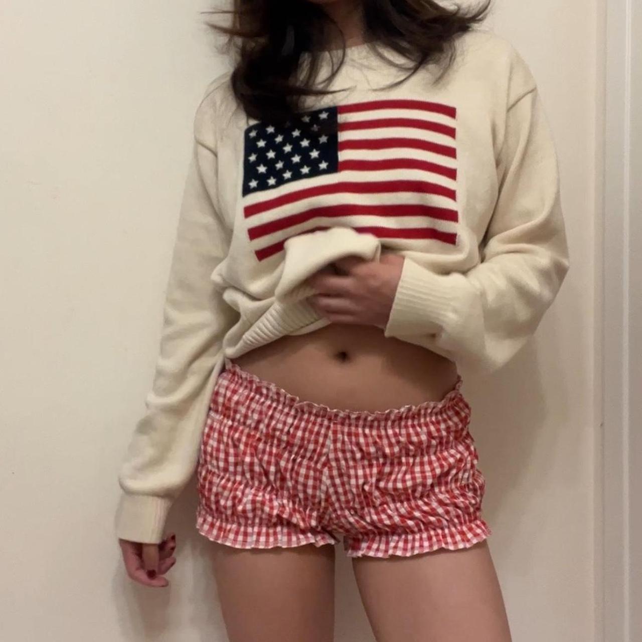 Vintage red gingham bloomers boxers - Depop