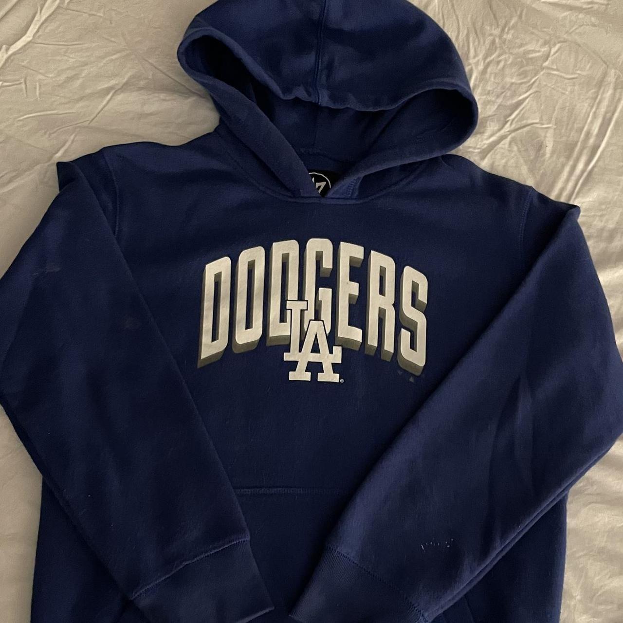 large dodgers hoodie (runs small) | Depop