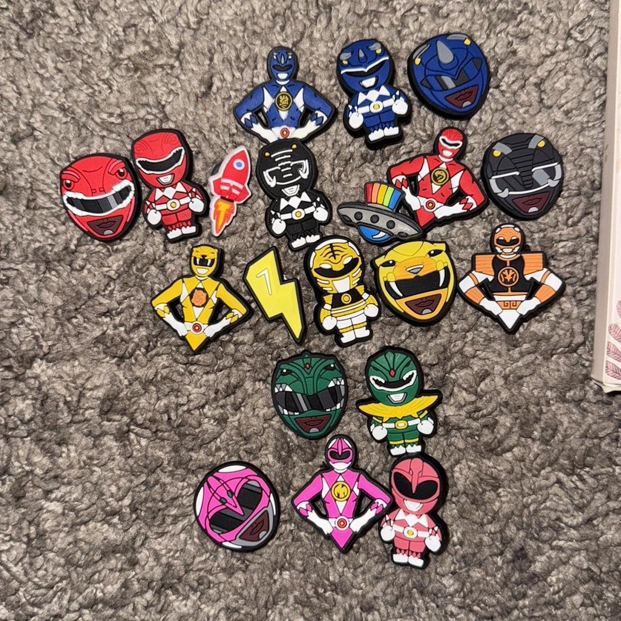 20 power ranger croc charms new in box | Depop