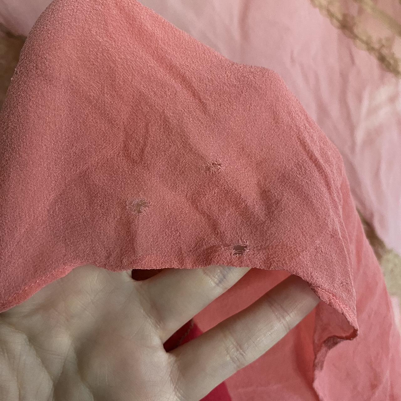 Rare 2002 pink ombré layered 100% silk slip dress by... - Depop