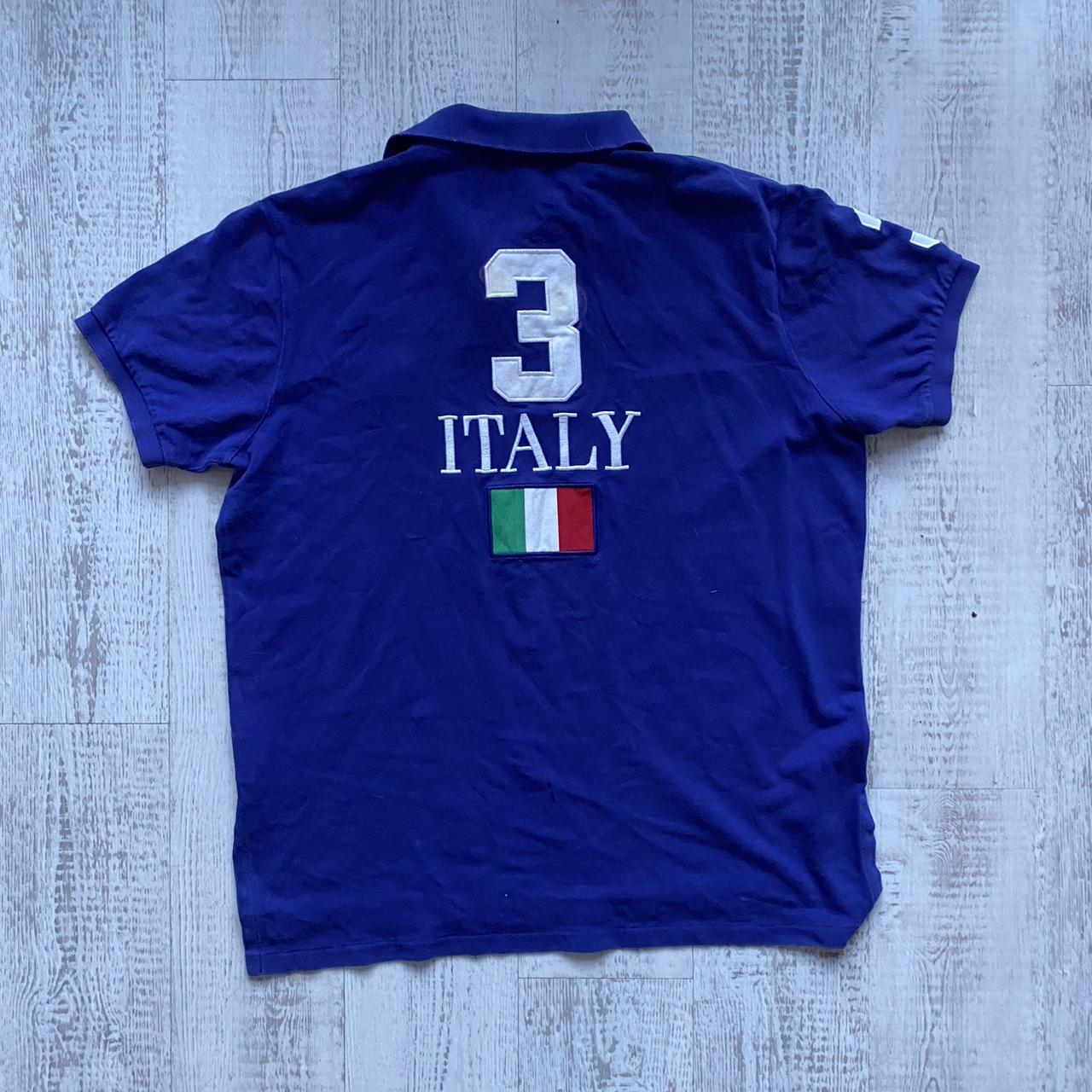 Chief Keef Ralph Lauren polo shirt shirt sleeve Blue... | Depop