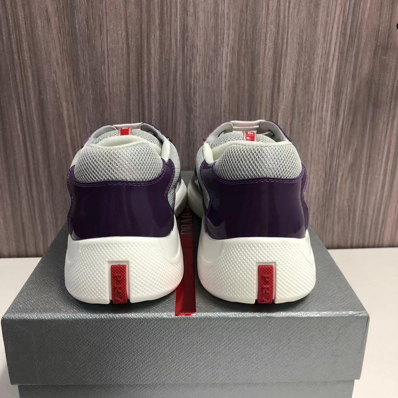 Prada America Cup Purple Patent Leather... - Depop