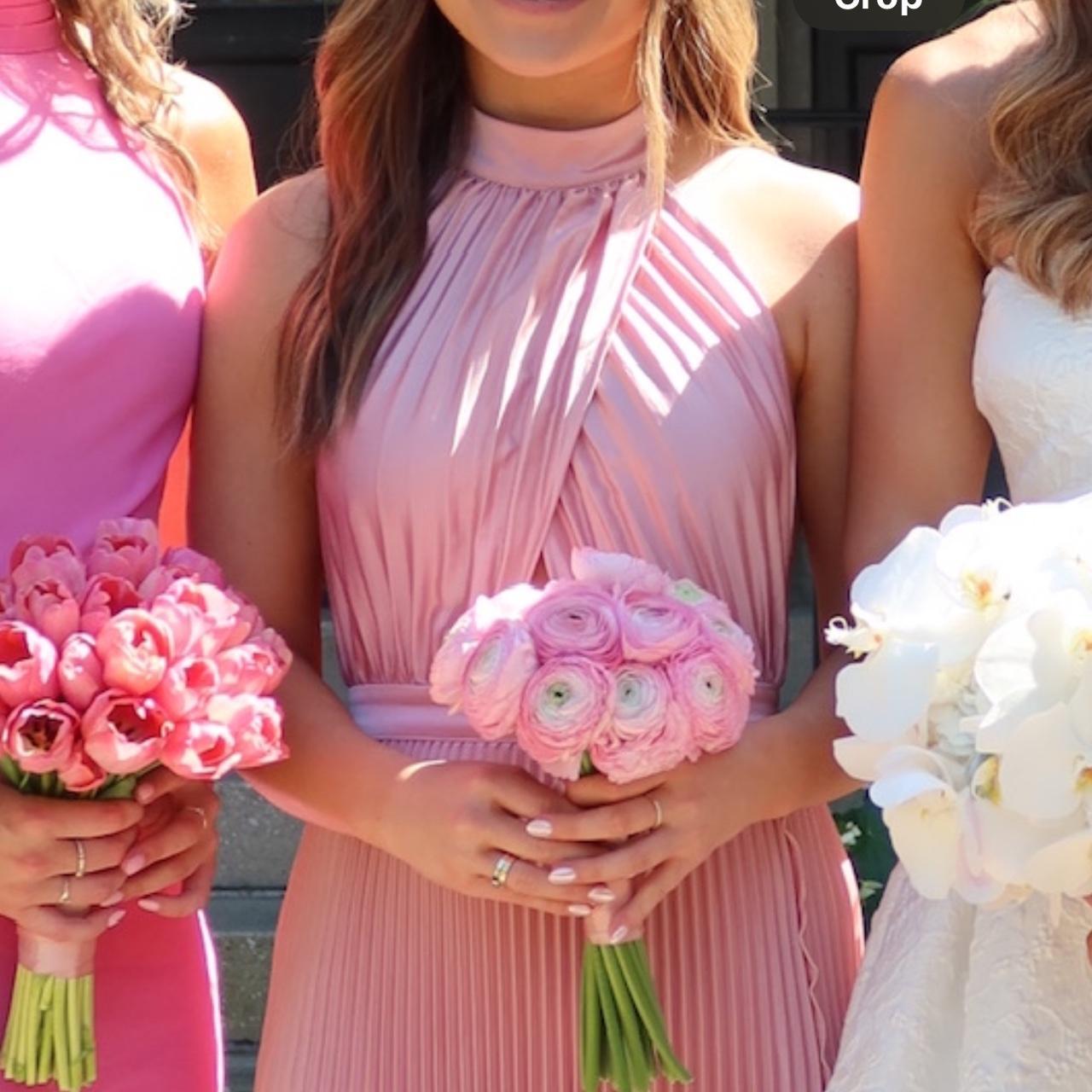 Lidee Pink Halter Dress Only Worn Once Perfect Depop