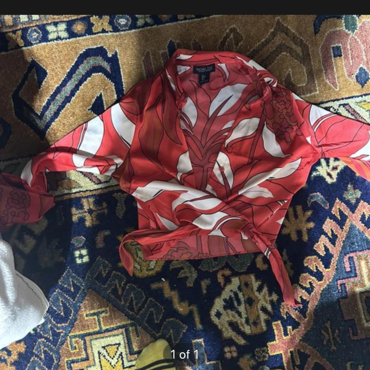 Rachel Zoe Size Small Wrap up shirt really cute for... | Depop