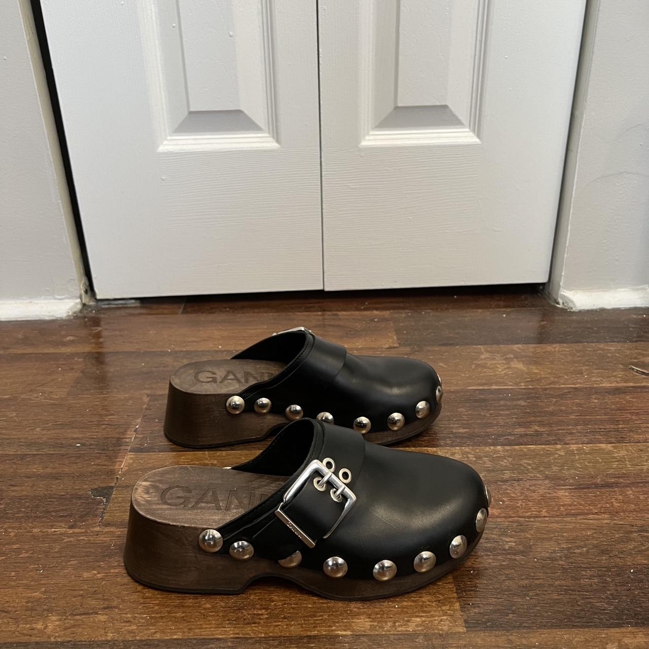 Super cute Ganni clogs! Only worn once! Perfect for... - Depop