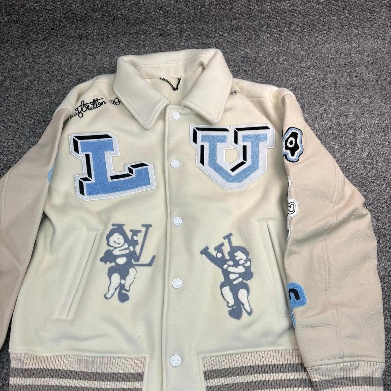 Louis vuitton varsity jacket - Depop