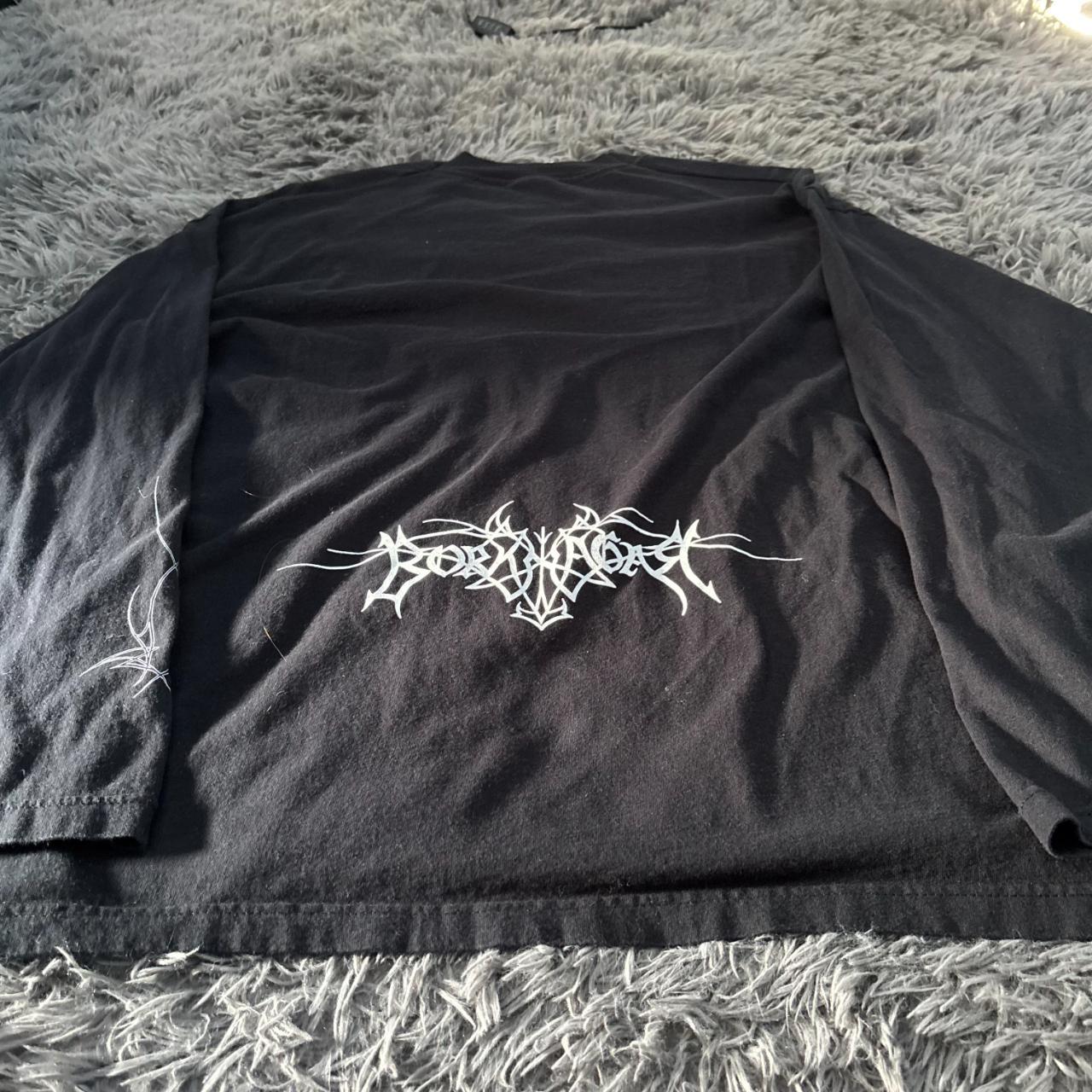 90s Borknagar Logo Long Sleeve Tee... | Depop