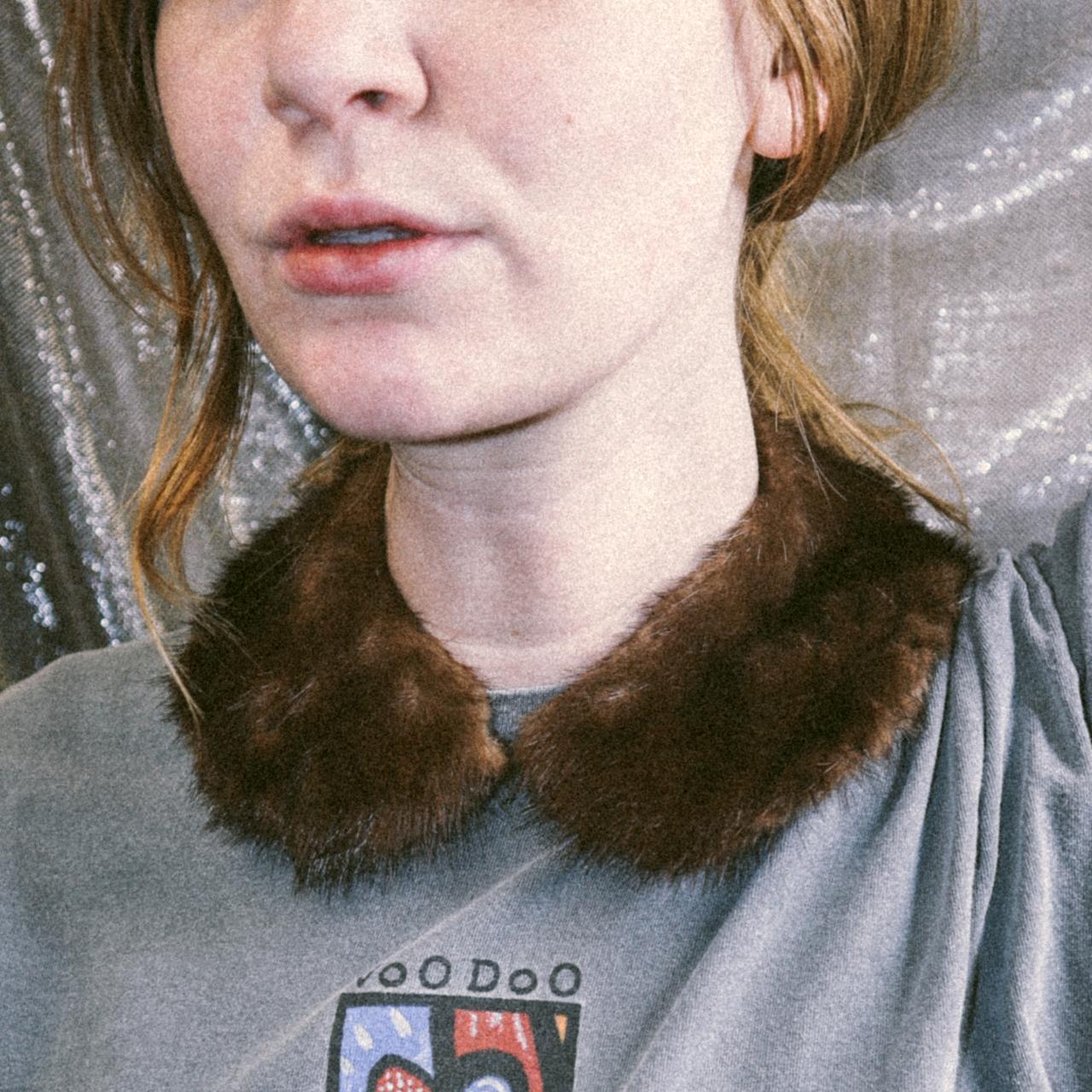 1940s mink detachable peter pan collar mink fur... - Depop