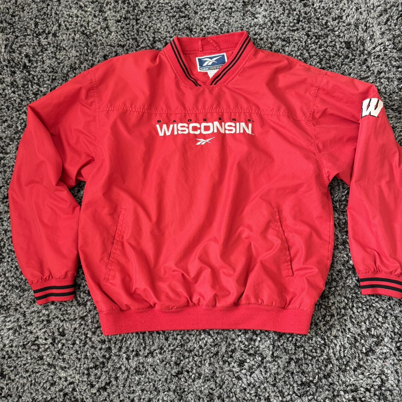 Vintage 90s Wisconsin jacket Size Medium Perfect... - Depop