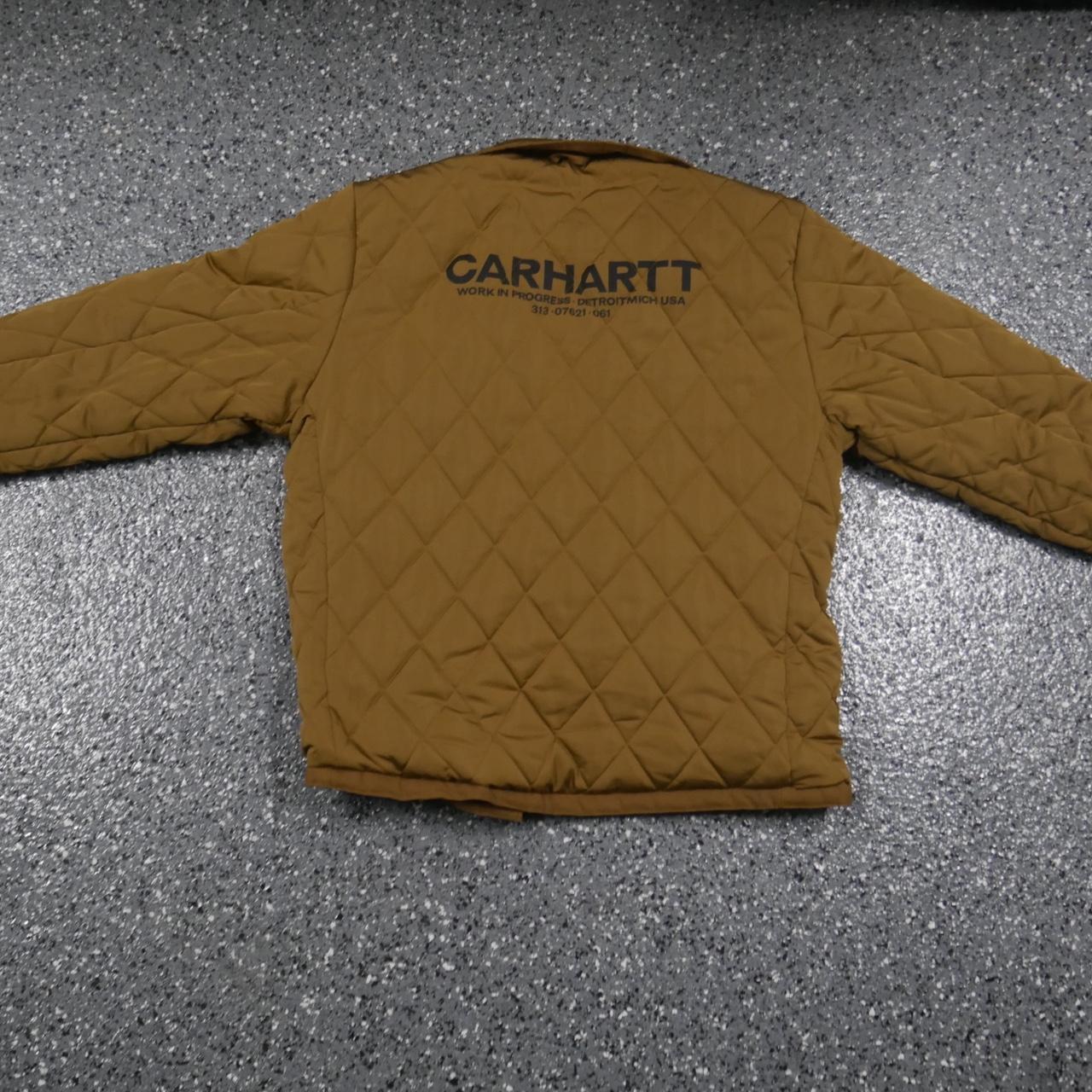 Reversible Carhartt WIP Jacket -Size Large... - Depop