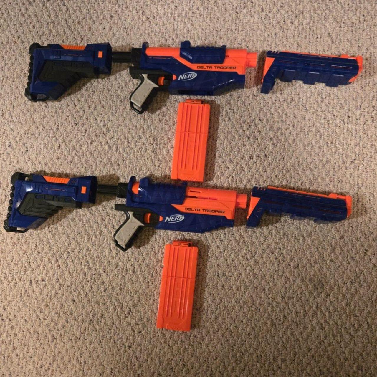 Nerf Delta Trooper blasters toy guns set of 2 with... | Depop