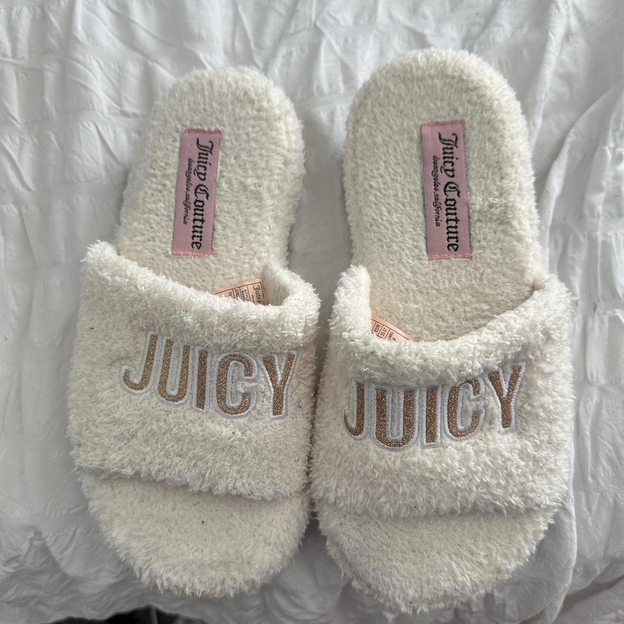 Juicy Couture house slippers. Only worn twice, 3rd... - Depop
