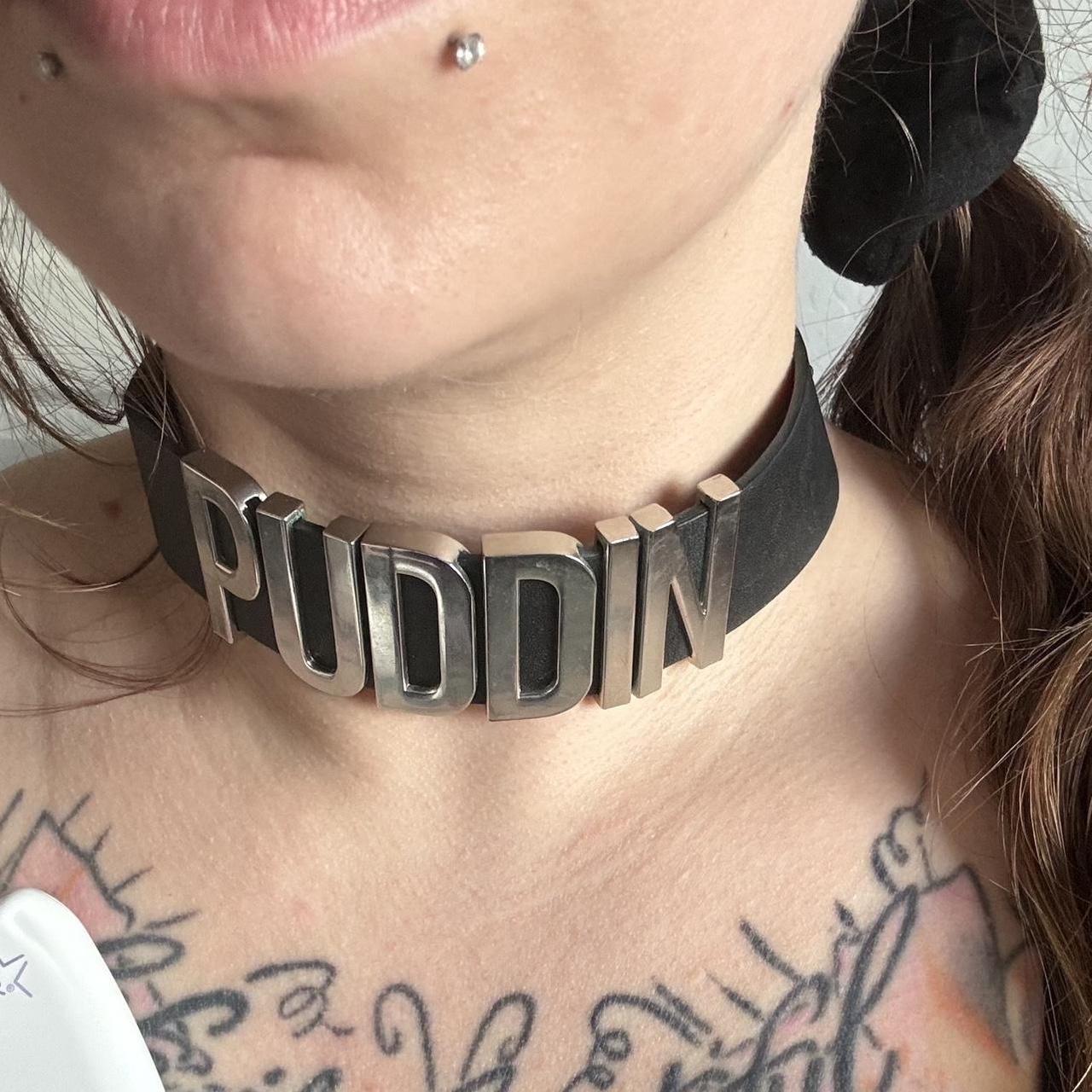 Black and silver Puddin choker #harleyquinn... - Depop