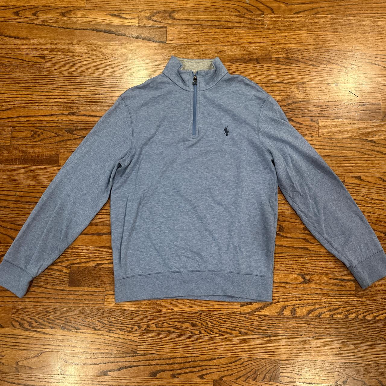 Polo Ralph Lauren quarter zip. Baby blue size small.... - Depop