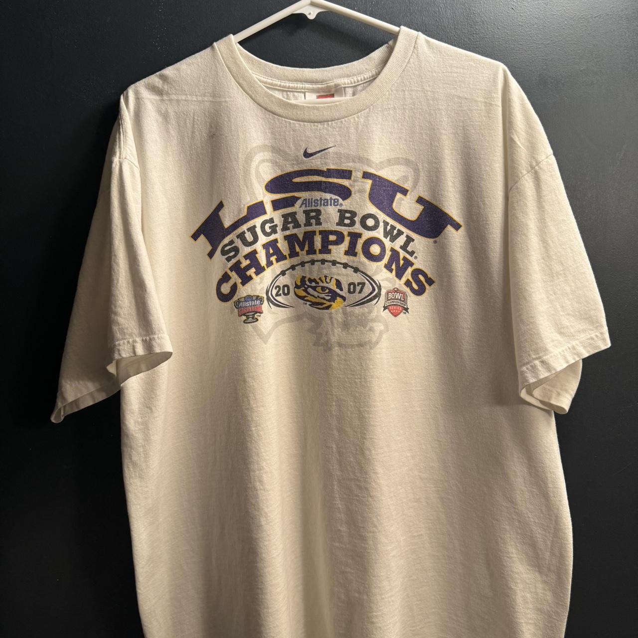 Nike 2007 LSU Sugar Bowl Champions Tee... - Depop