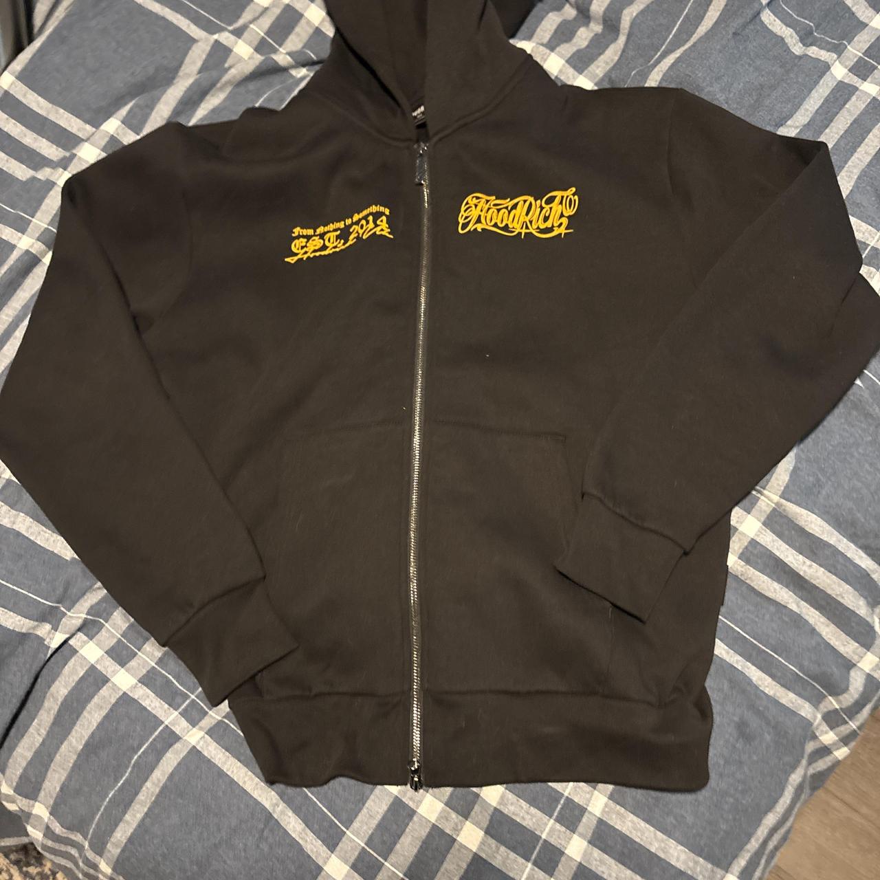 Hood rich double zip sweater Size : Medium Brand new | Depop