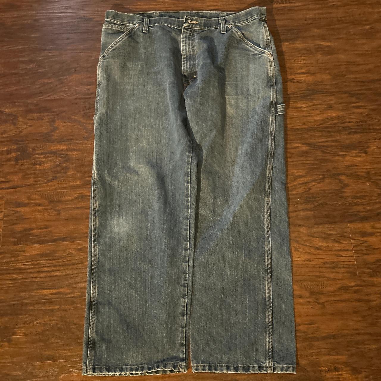 Wrangler Carpenter jeans with a relaxed fit size:... | Depop