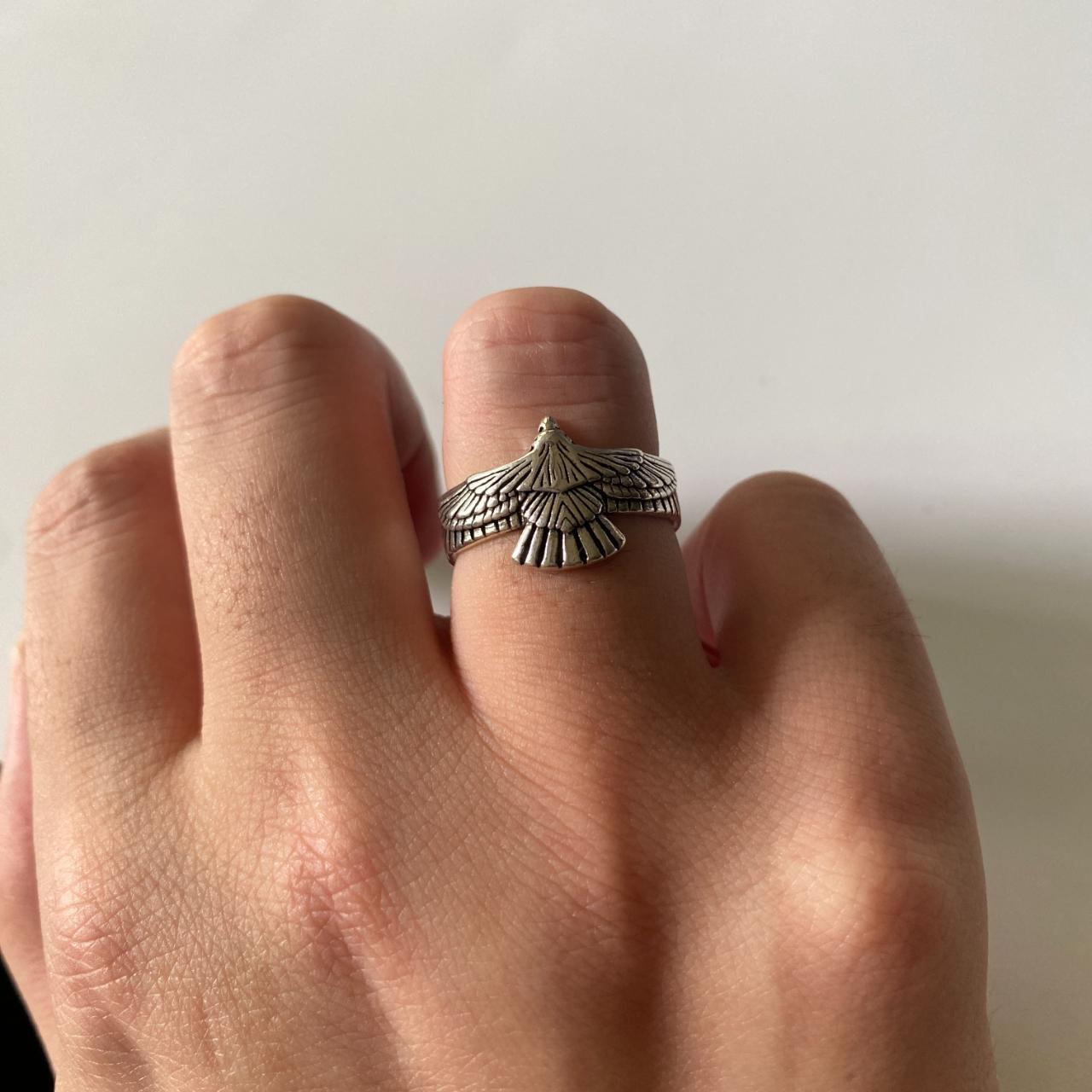 y2k 2000s vintage look stylish rings. cool punk goth... - Depop