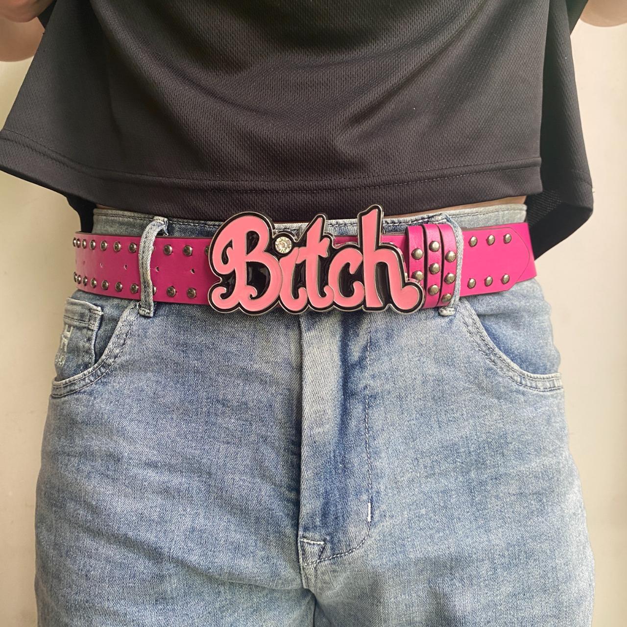 y2k hip-hop punk style belt for man and woman, goth... | Depop