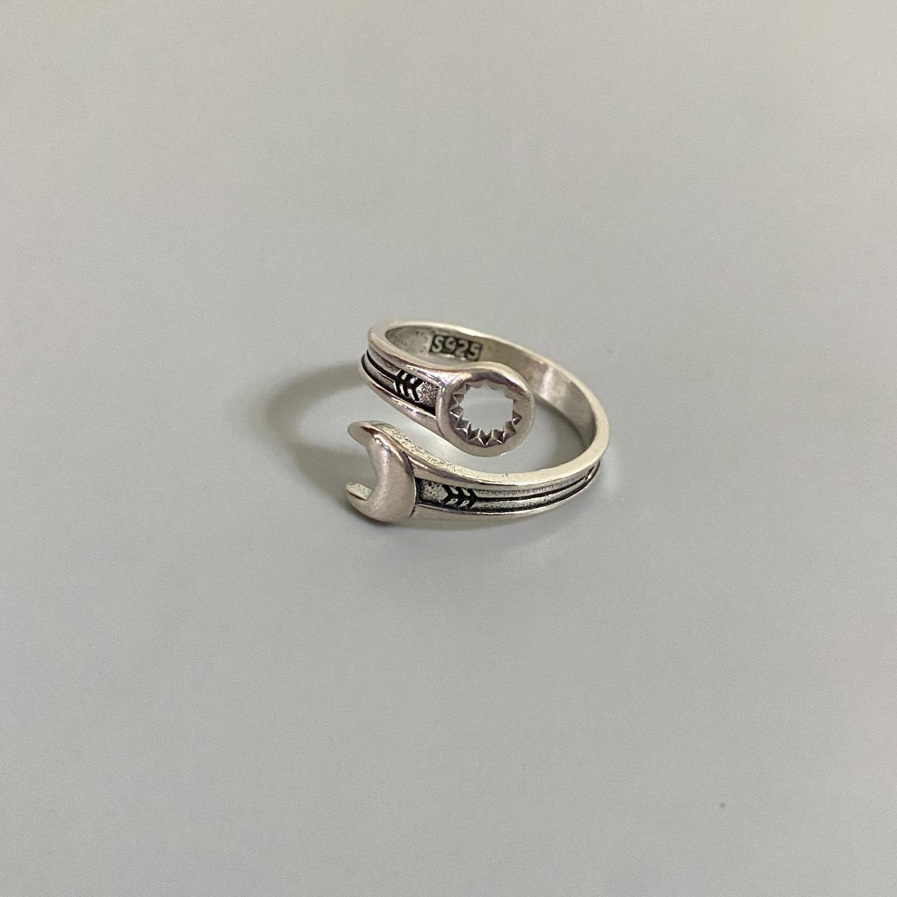 y2k vintage retro style punk ring for man and women ... - Depop