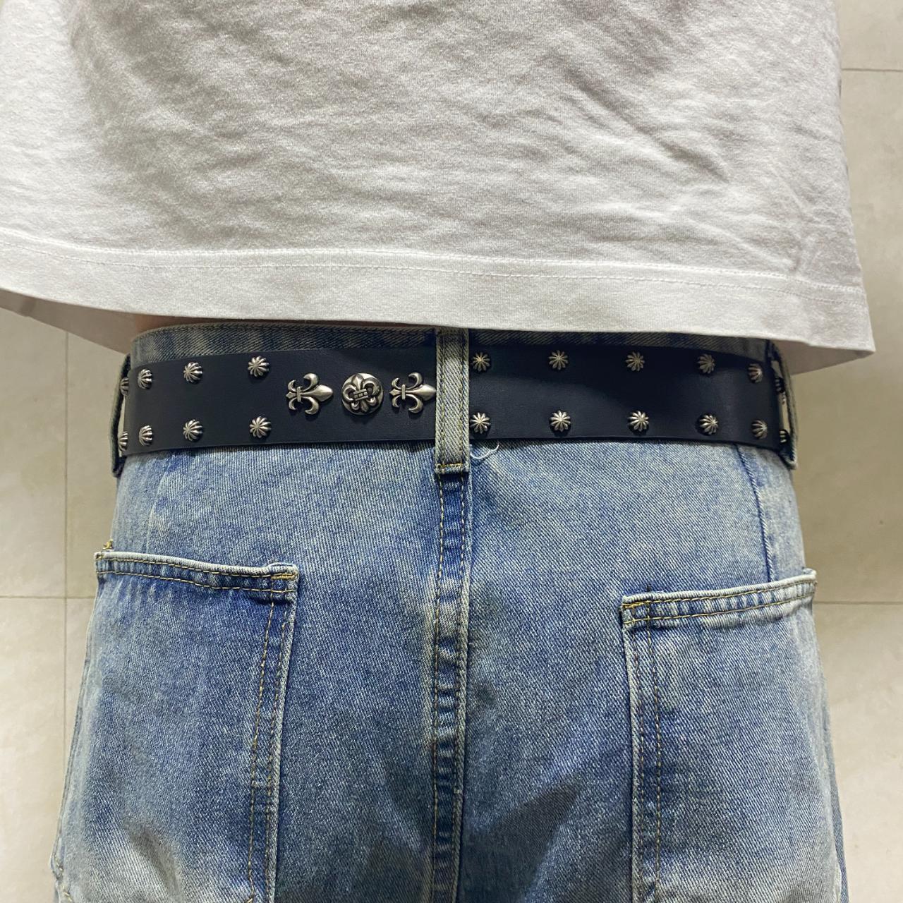 y2k vintage style belt for man and woman, goth... | Depop