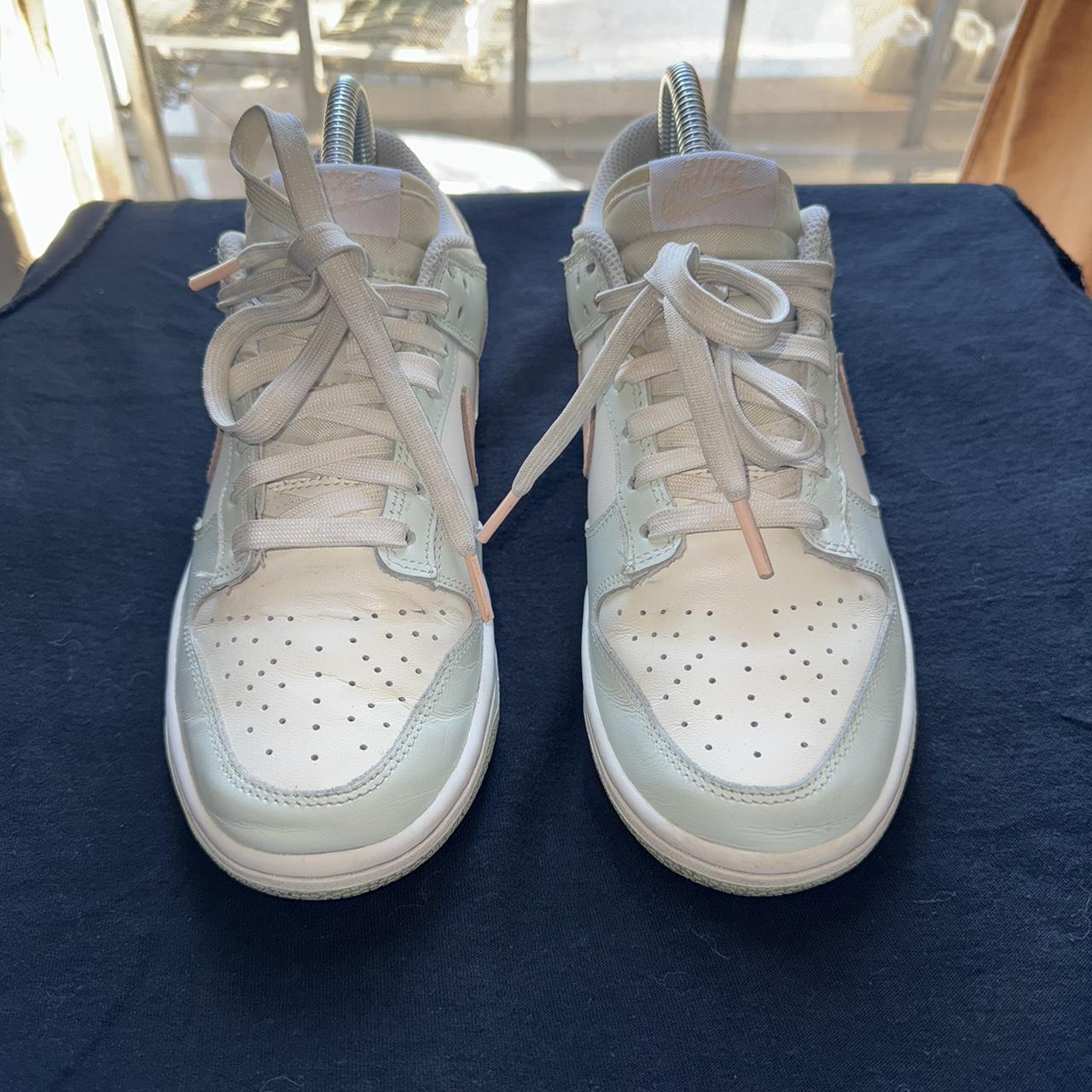 Nike Dunk Low Barely Green Mint DD1503-104 Shoe... - Depop