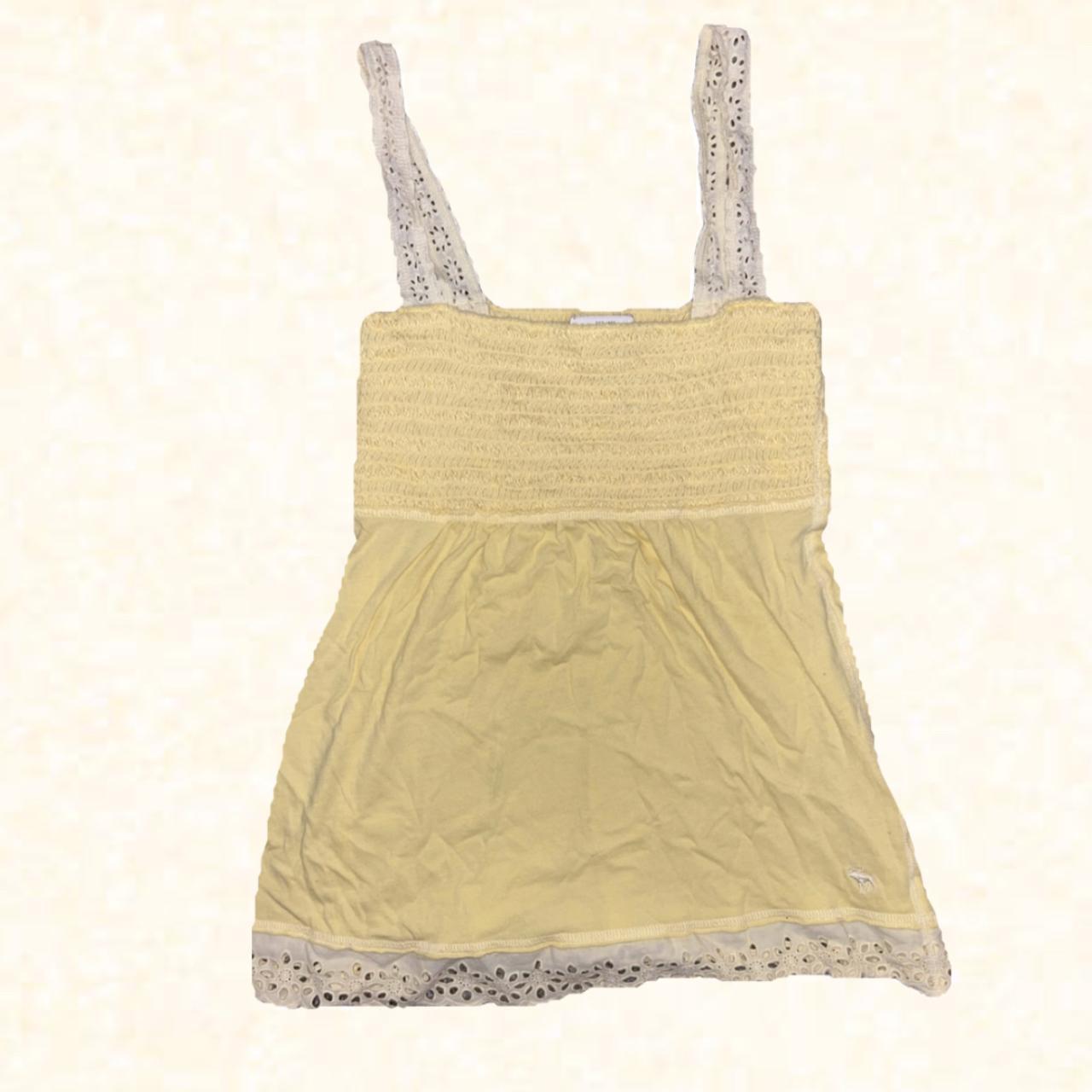 Abercrombie & Fitch babydoll tank top ~ size M ~... | Depop